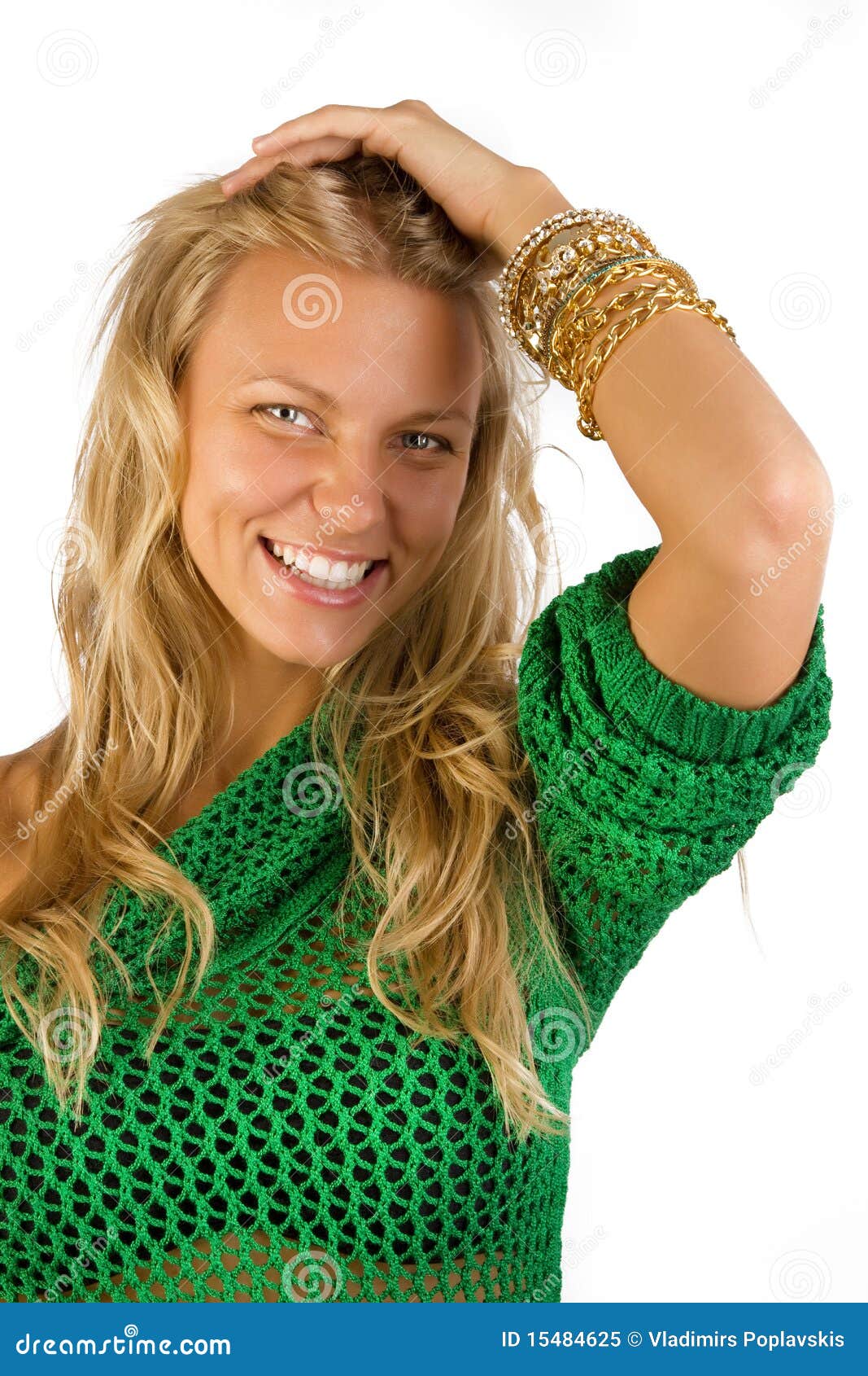 Cute happy woman stock image. Image of glamorous, lady - 15484625