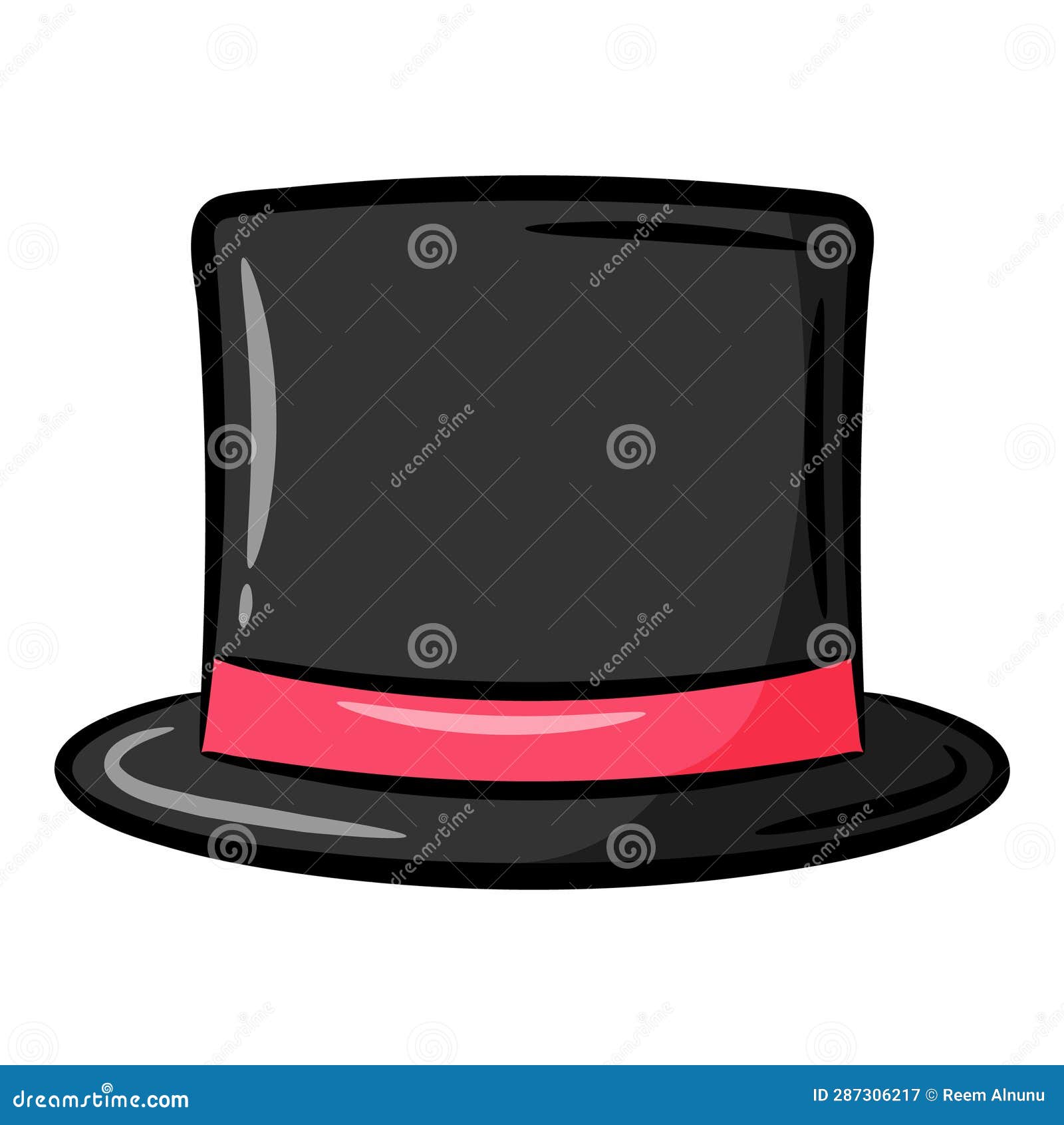 Cute Hat Drawing Clipart Sticker Stock Vector - Illustration of kawaii ...