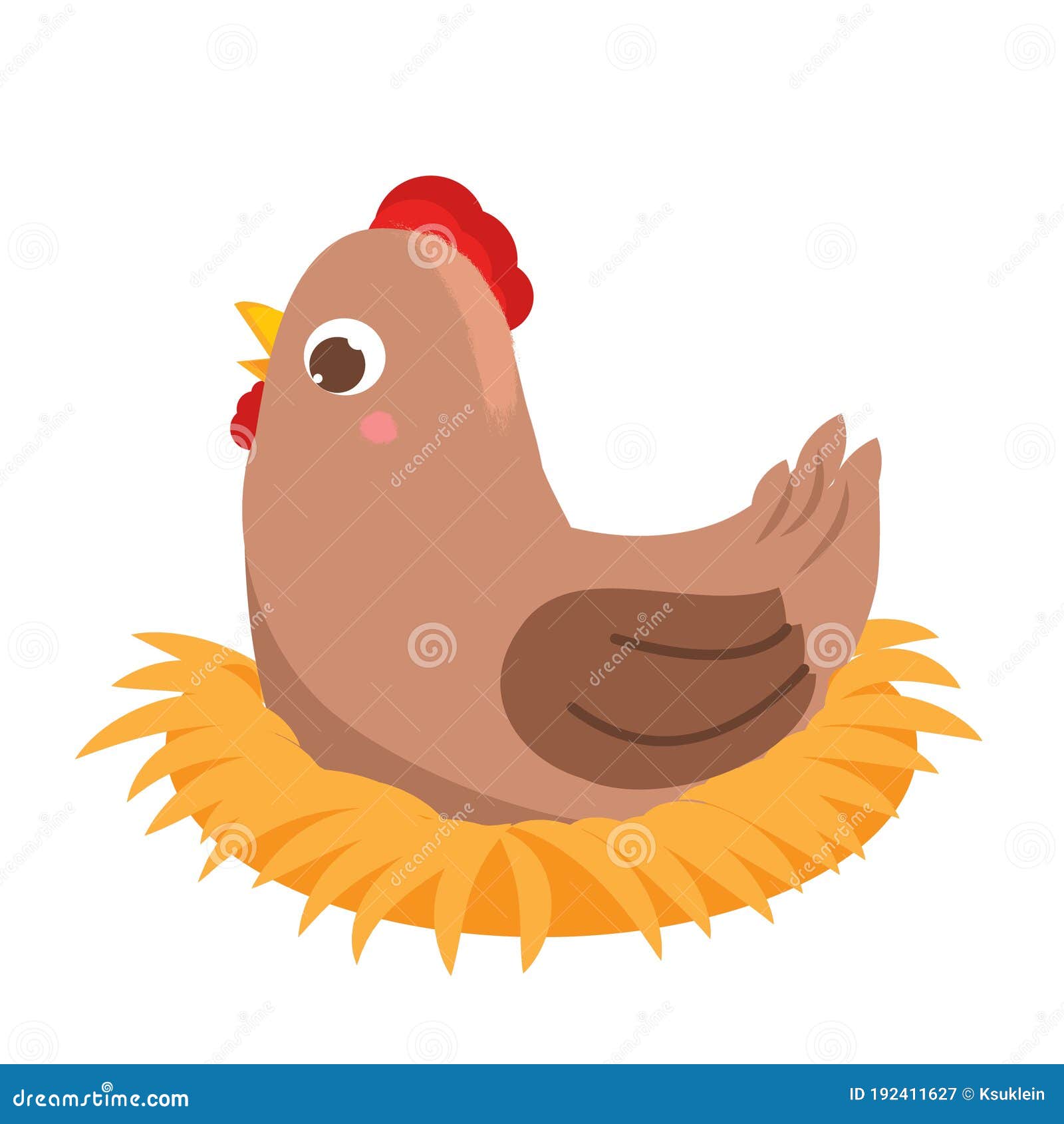 Cartoon Nesting Box. Color By Number Educational Game For Kids Vector ...