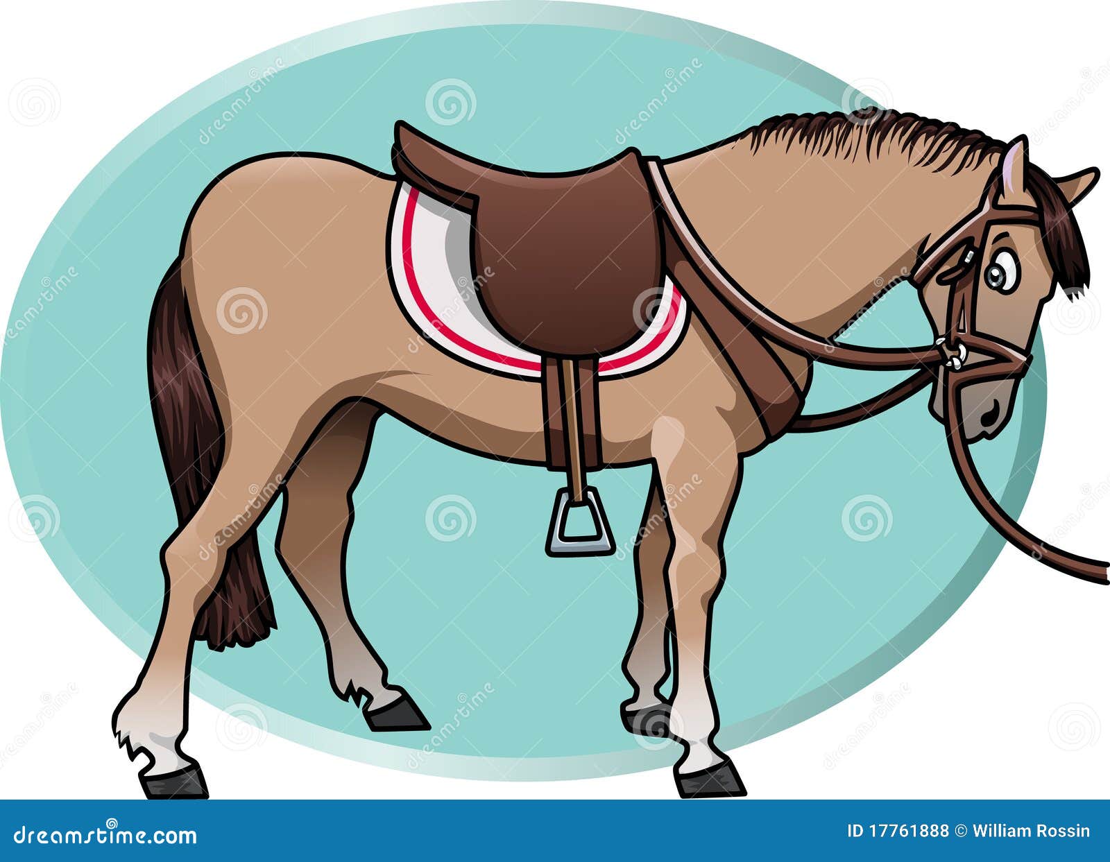 Pulling Back The Reigns Horse Clipart