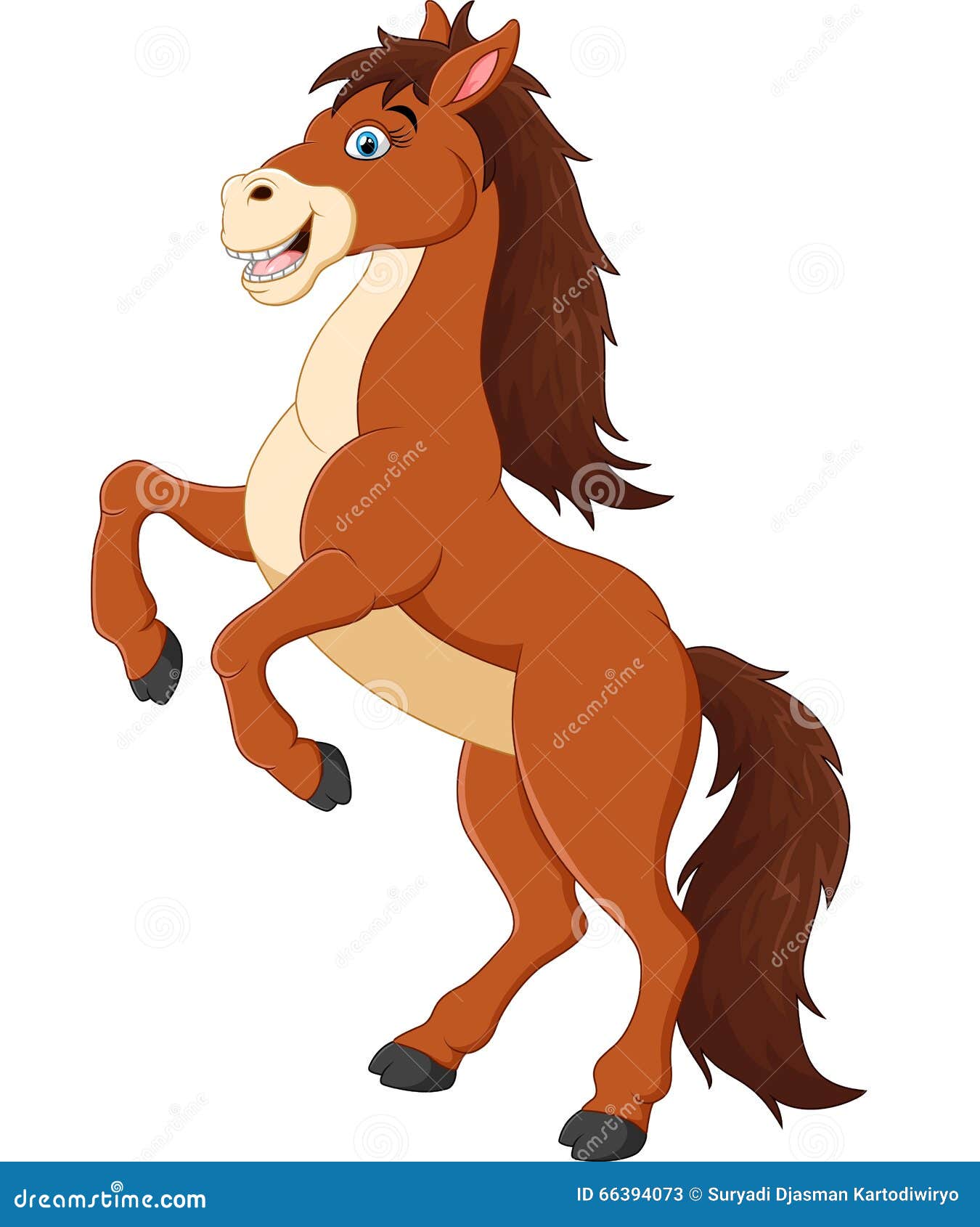 Cute Animated Horse