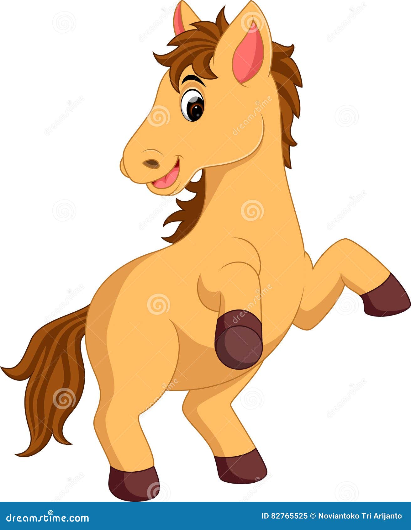 Cute Horse Cartoon | CartoonDealer.com #82765525