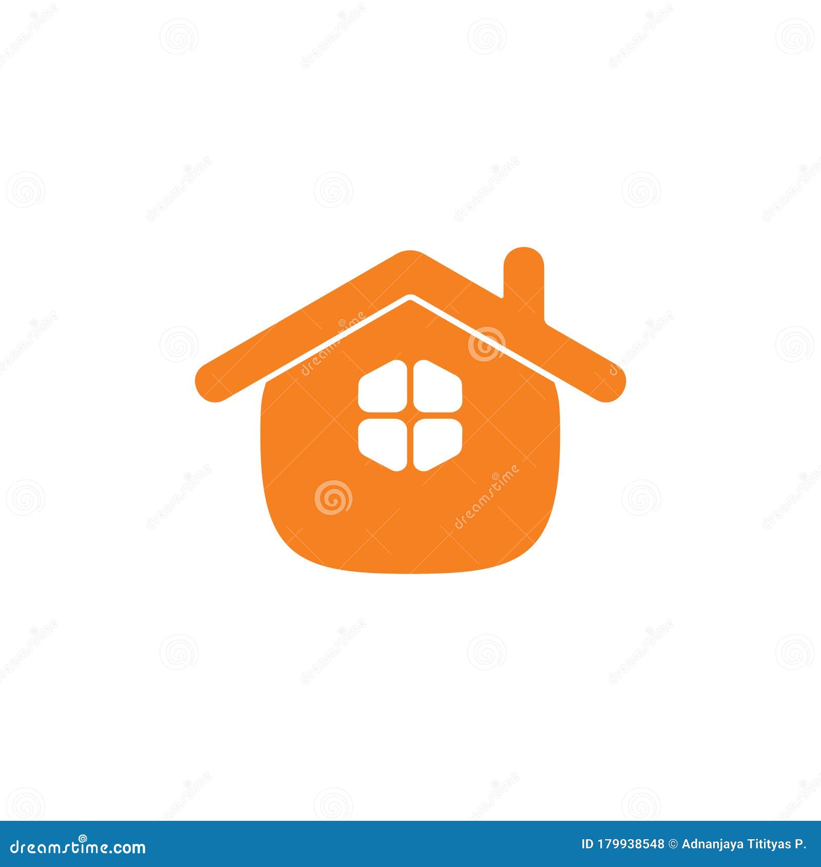 Cute House Simple Geometric Symbol Decor Vector Stock Vector ...