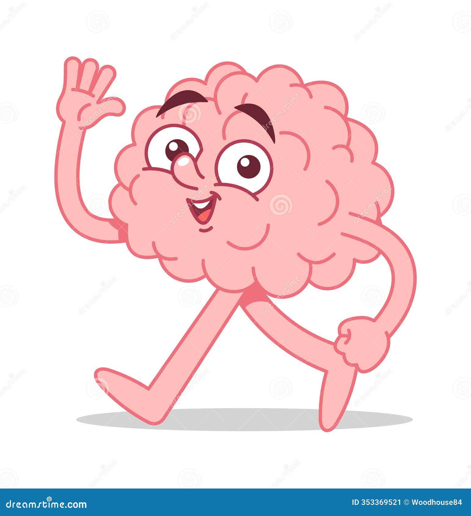 Cute Human Intestine Organ Meditate In Yoga Pose Vector Illustration ...