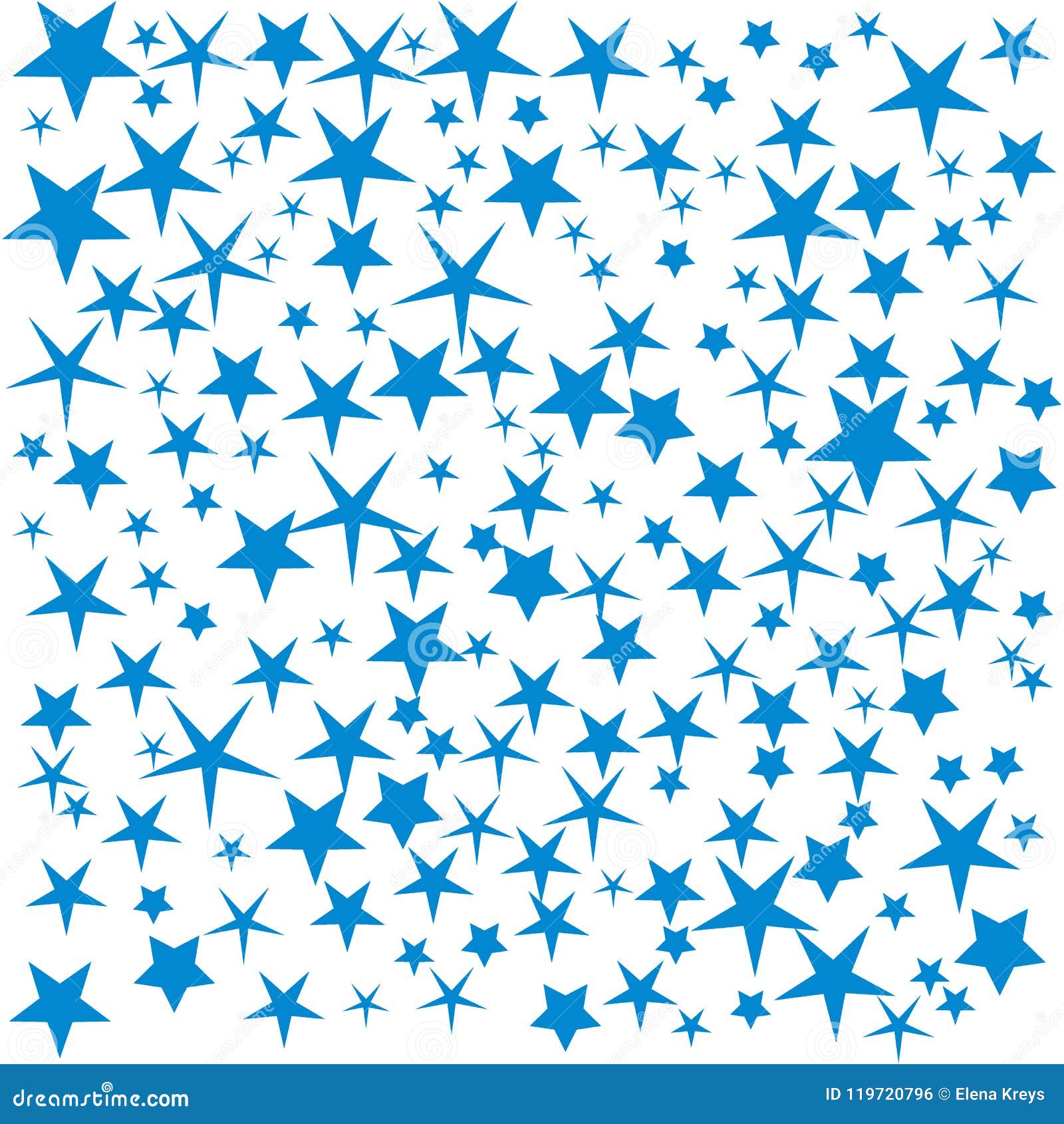 Cute Illustration with Different Colored Stars Stock Vector ...