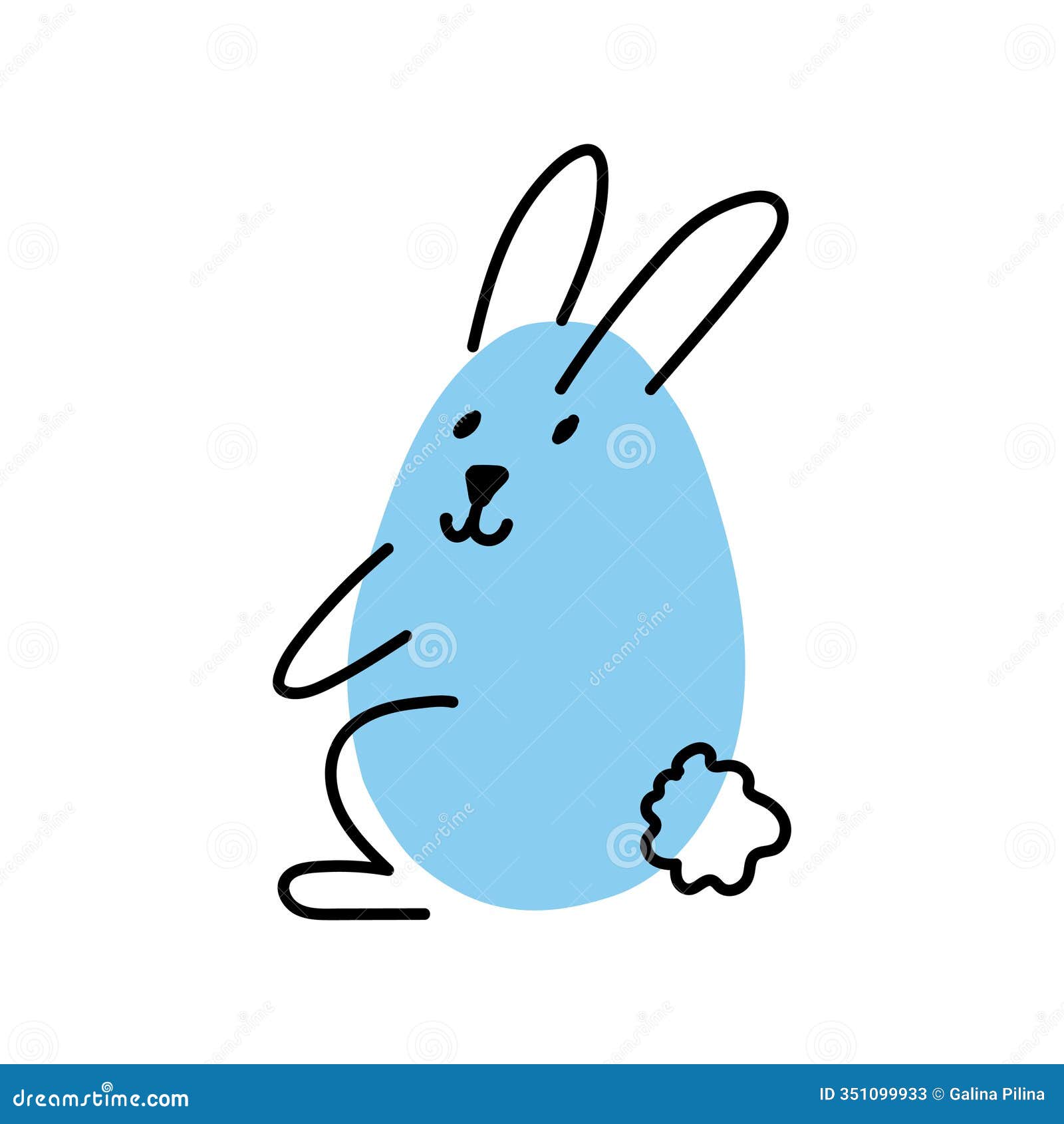 An Abstract Rabbit Pnting In The Style Of Pablo Picasso. Stock Image ...