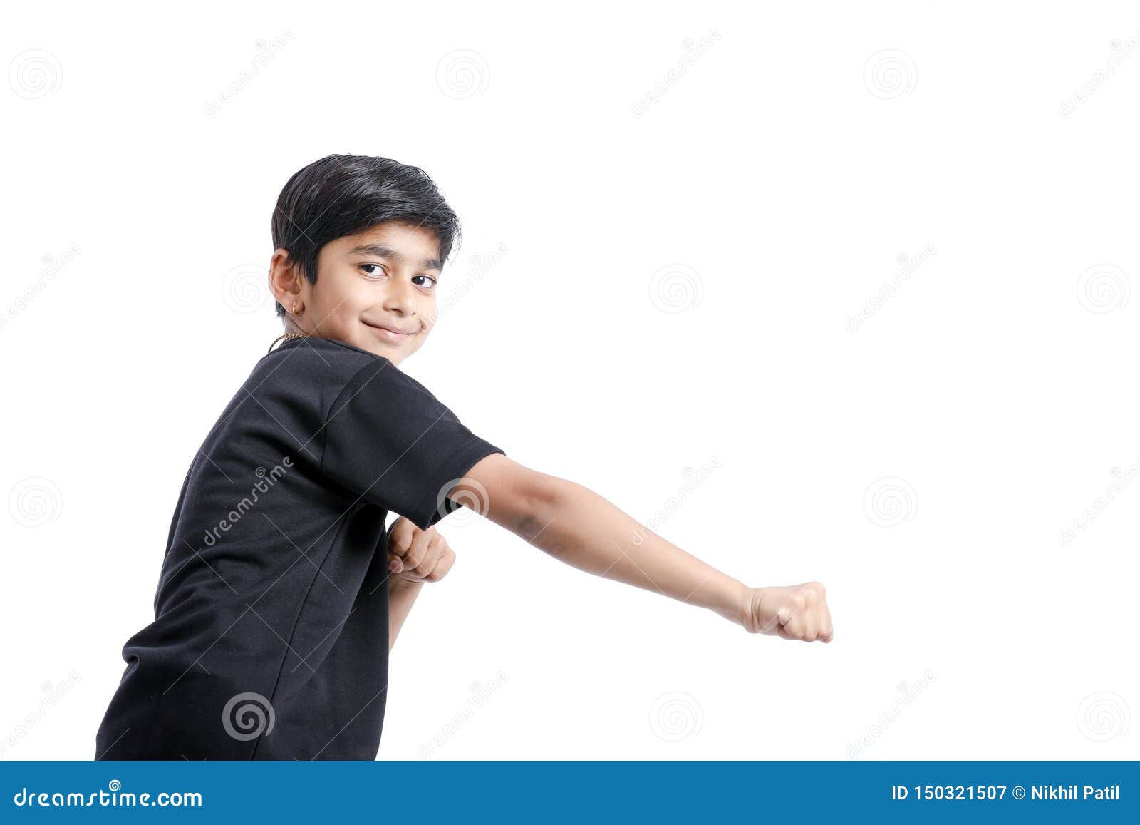 Cute Indian Little Boy Playing , Running and Giving Multiple Expression ...