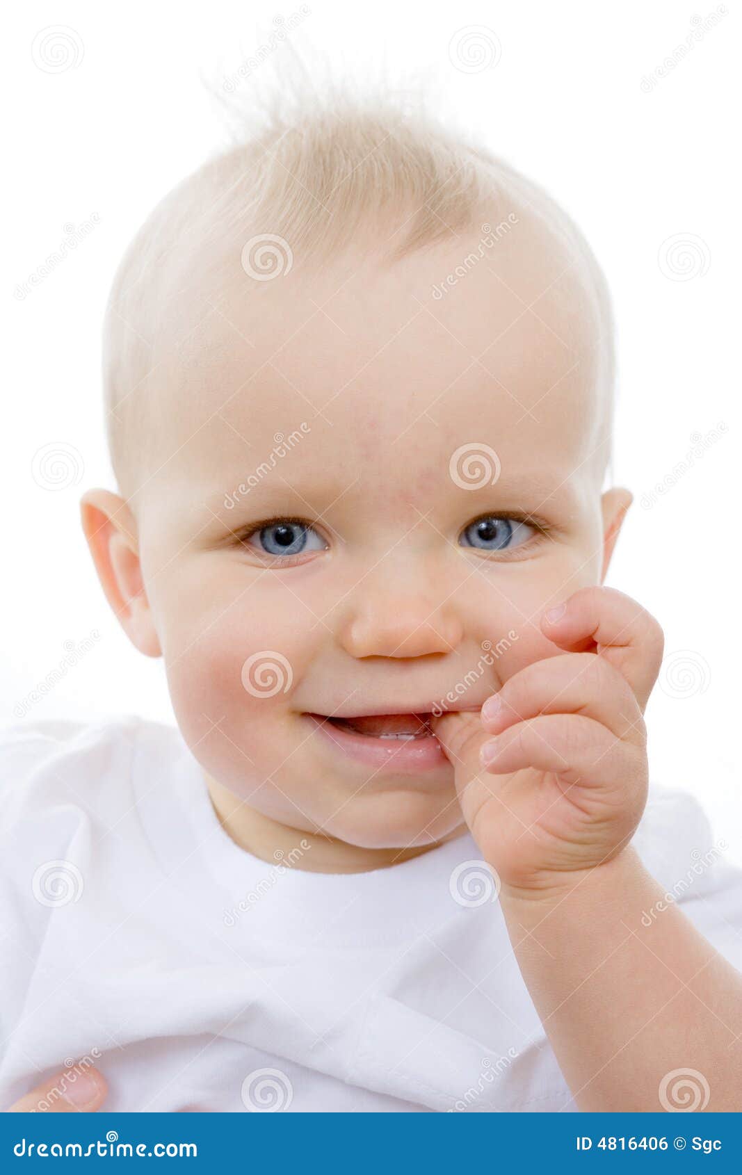 Cute infant stock photo. Image of innocent, infancy, eyes - 4816406
