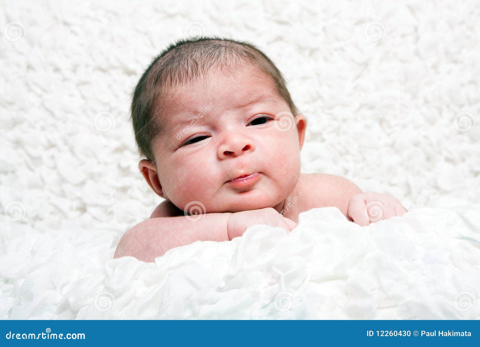 Cute infant face stock photo. Image of girl, daughter - 12260430