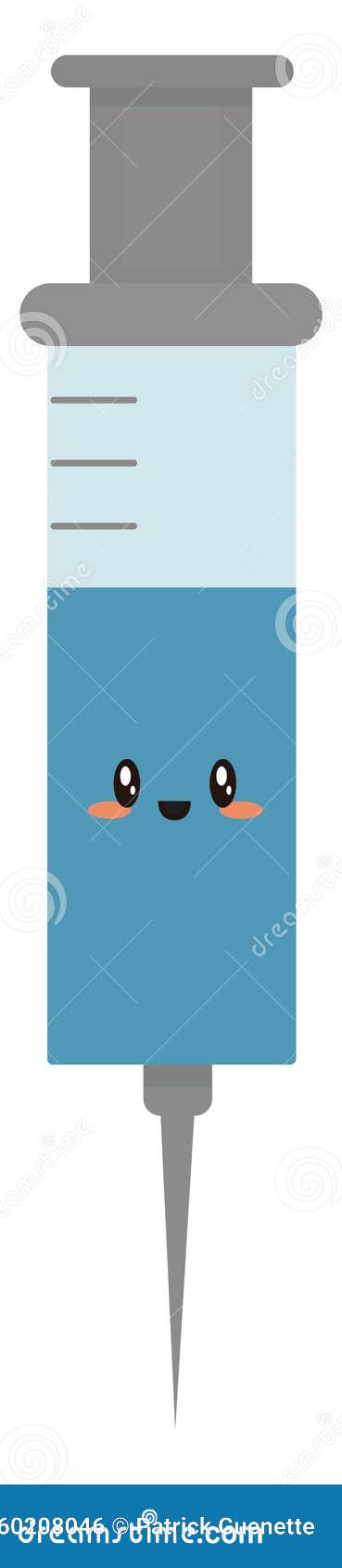 Cute Injection, Illustration, Vector Stock Vector - Illustration of ...