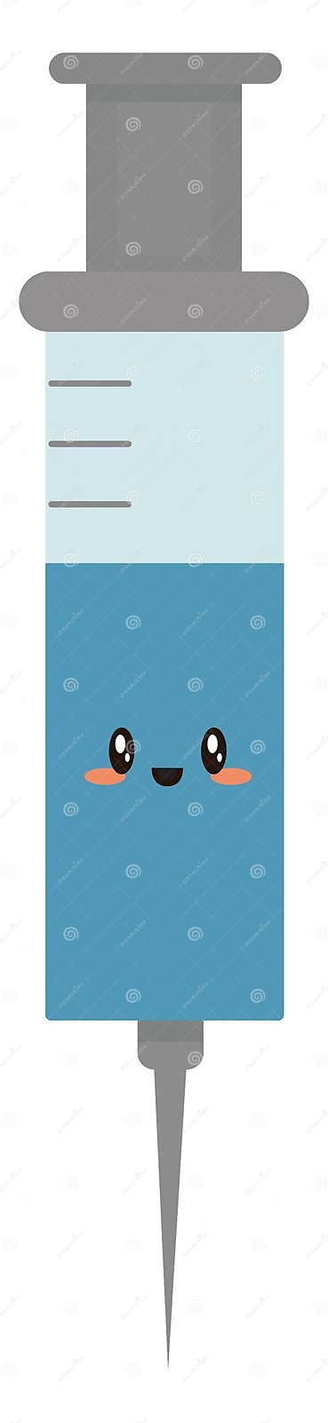 Cute Injection, Illustration, Vector Stock Vector - Illustration of ...