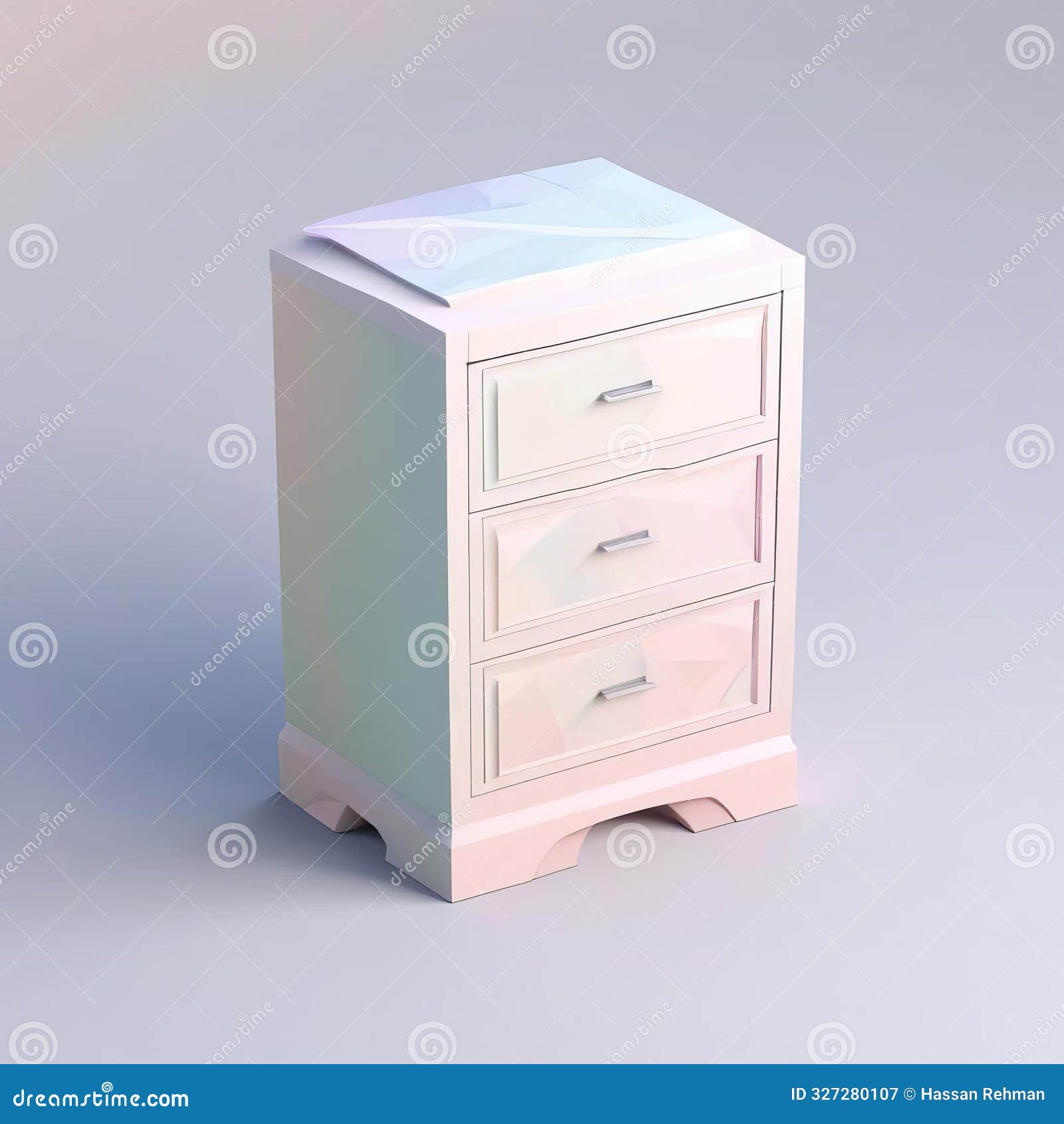 A Cute Isometric Office Filing Cabinet Stock Illustration ...