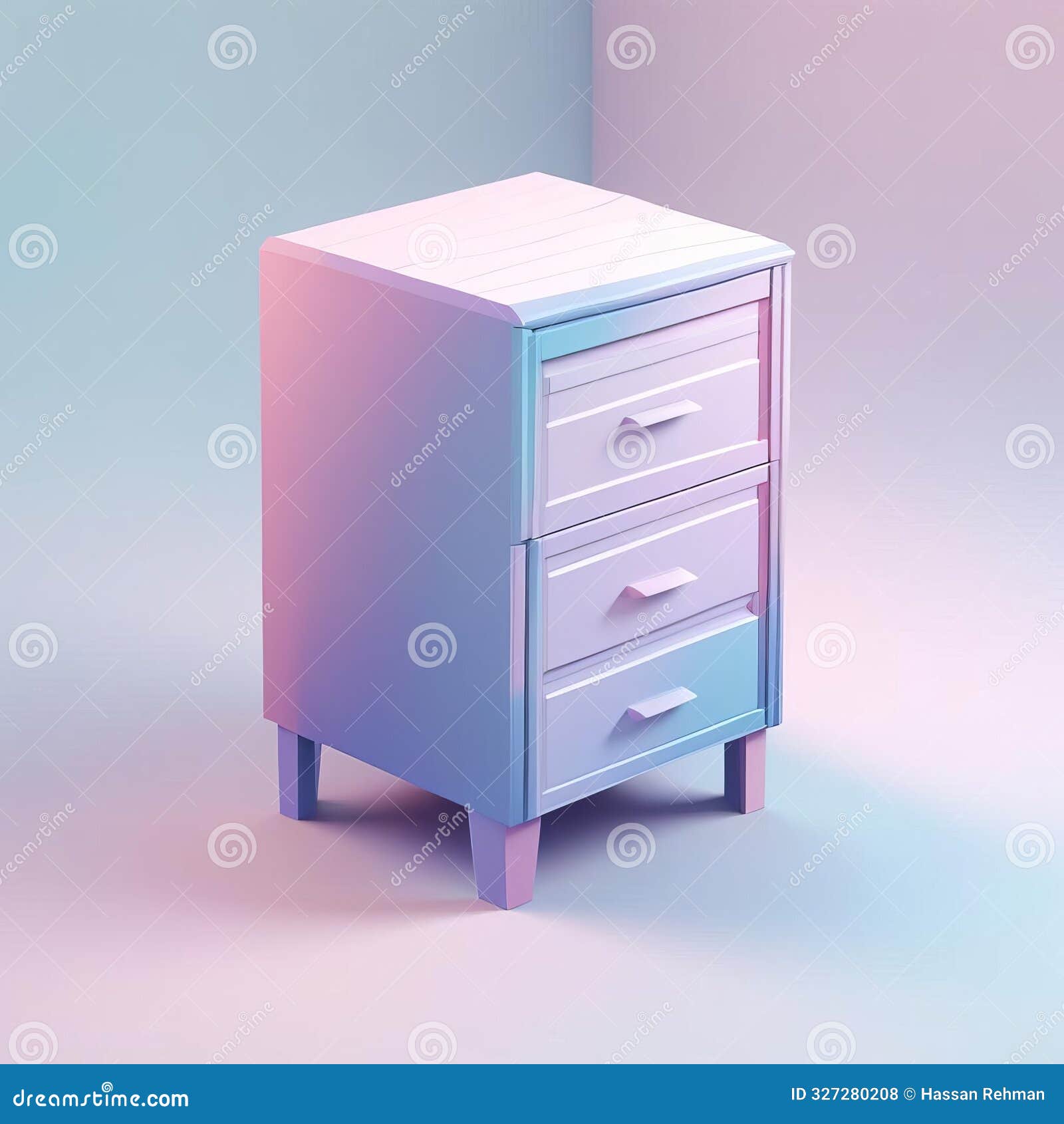 A Cute Isometric Office Filing Cabinet Stock Illustration ...