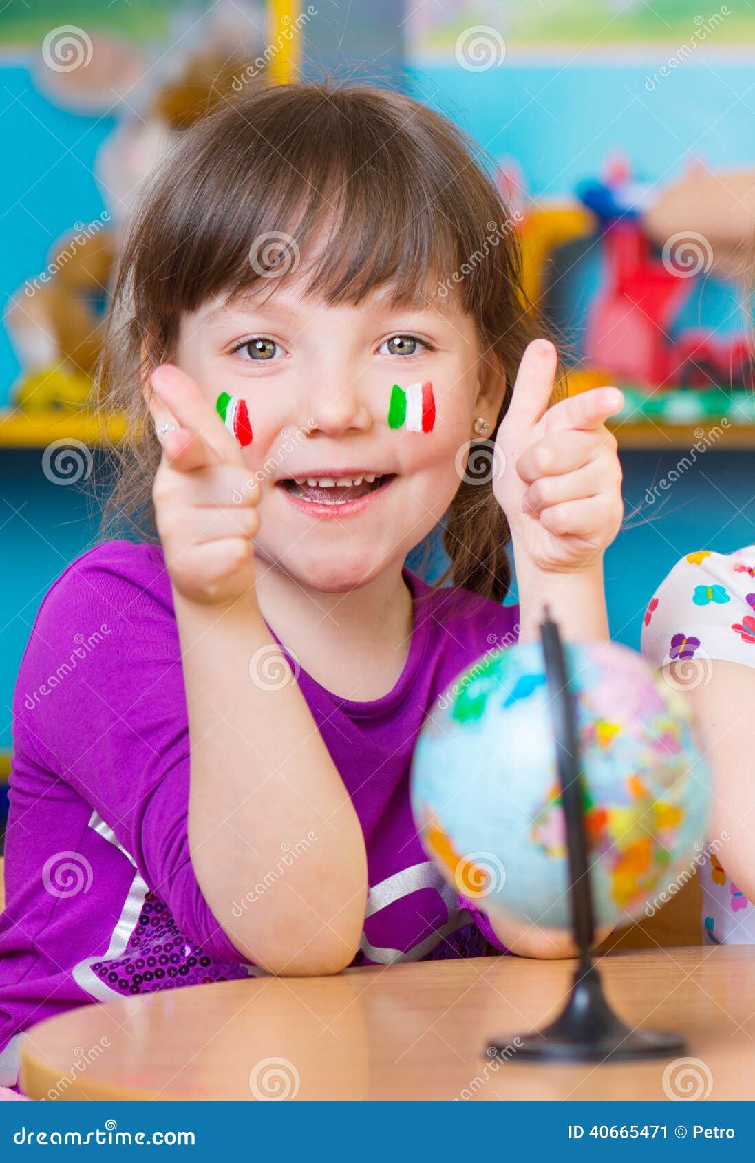 Cute italian girl stock image. Image of kindergarten - 40665471