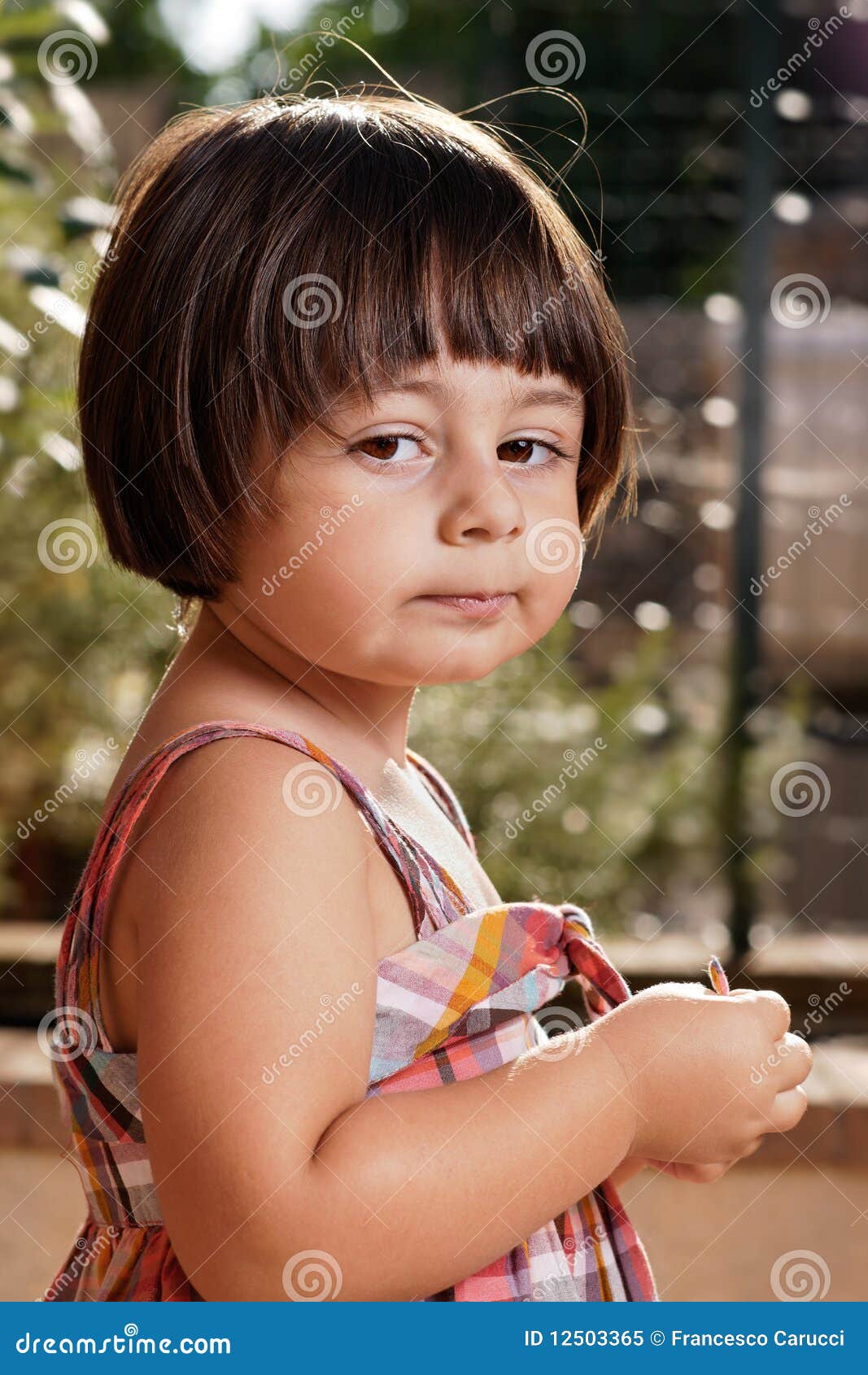 Cute Italian Kid Lifestyle Potrait Stock Image - Image of positive ...