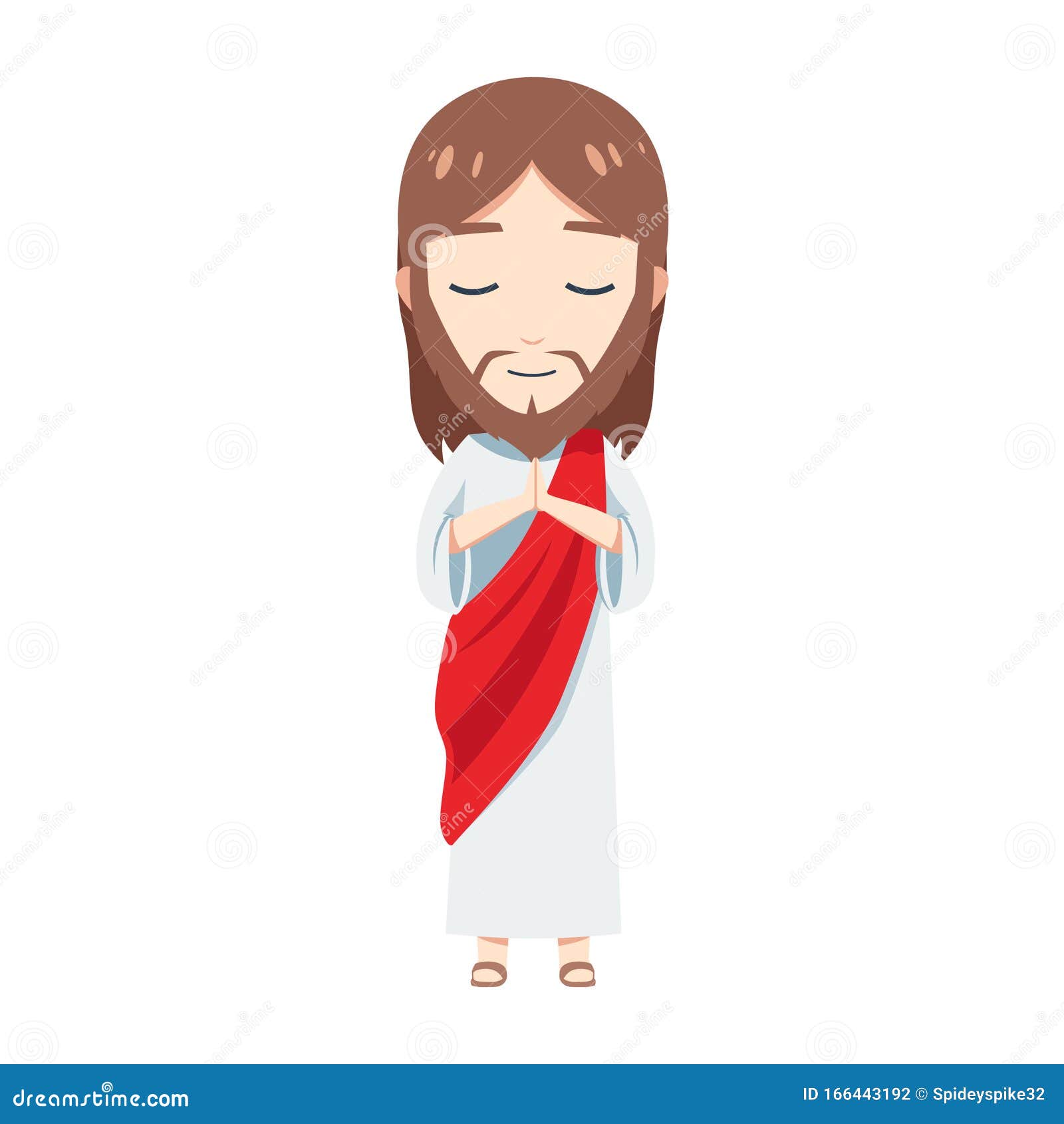 Jesus Praying Clip Art