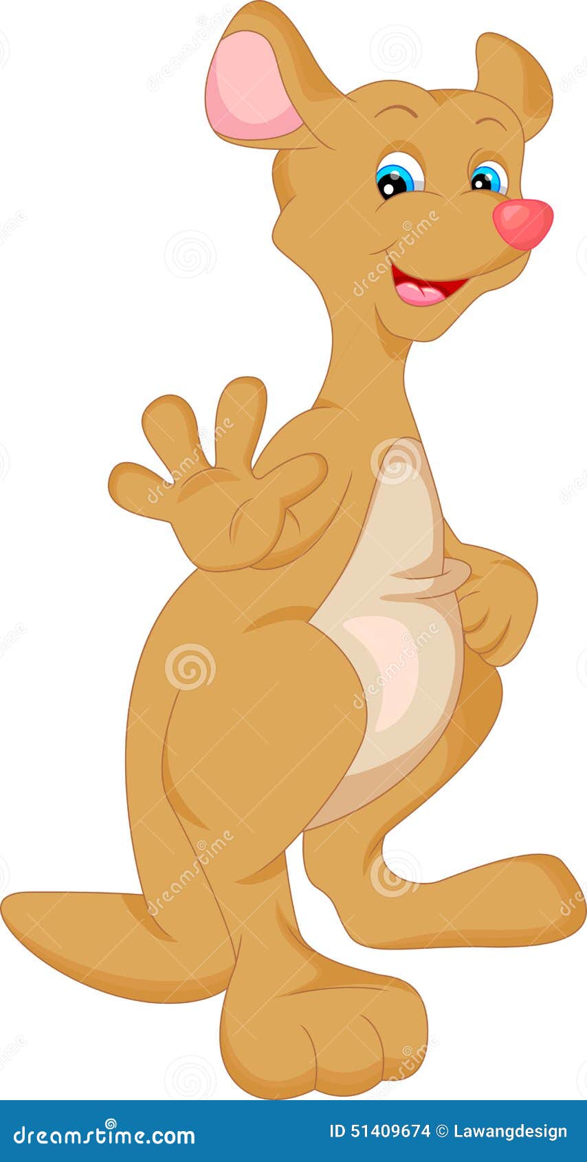 Cute Kangaroo Cartoon | CartoonDealer.com #64928733