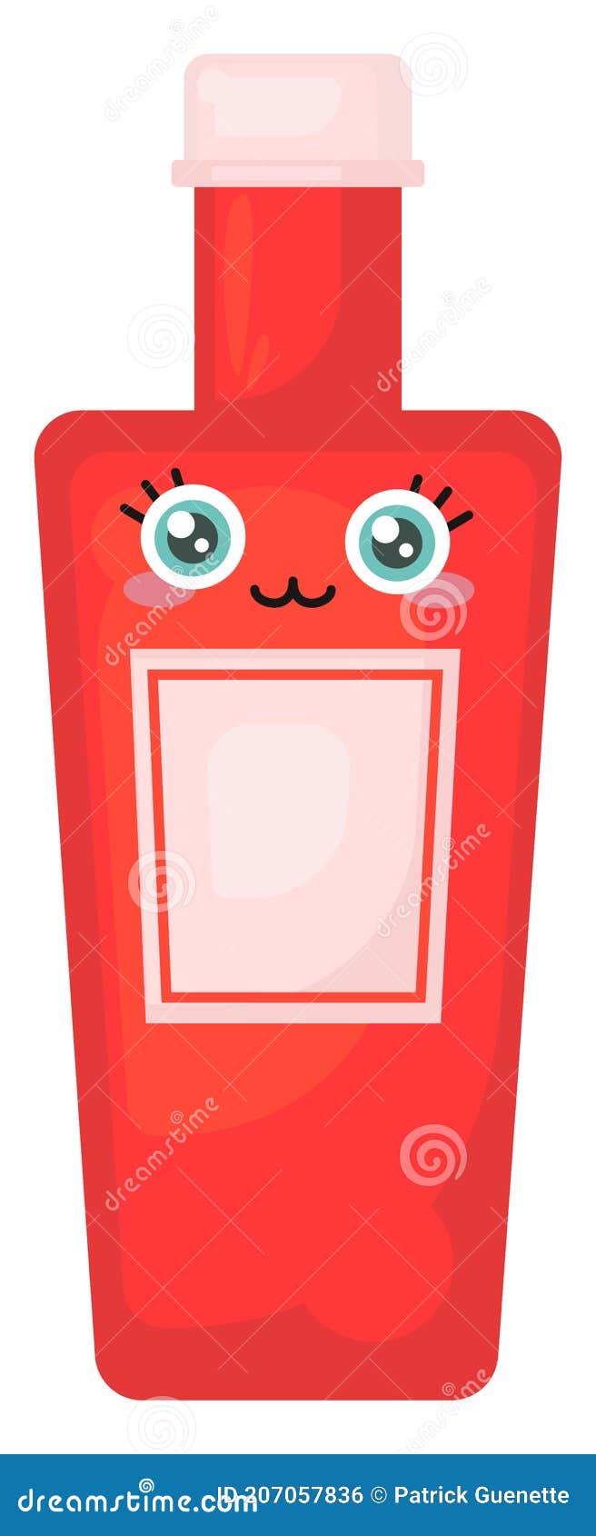 Cute Ketchup Drawing Cute Illustration Cartoon Drawing Coloring ...