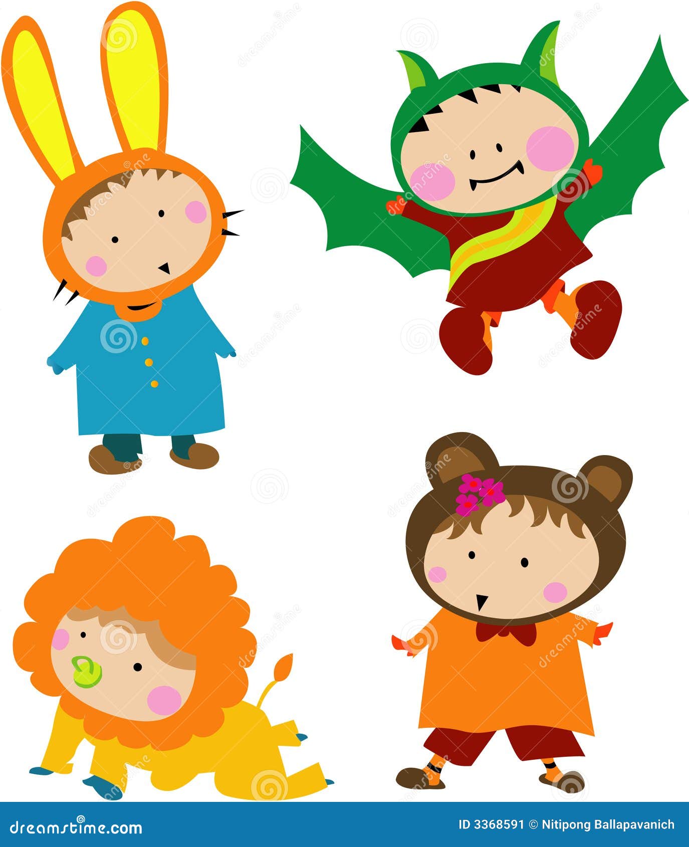 Cute Kid Costume stock vector. Illustration of isolated - 3368591