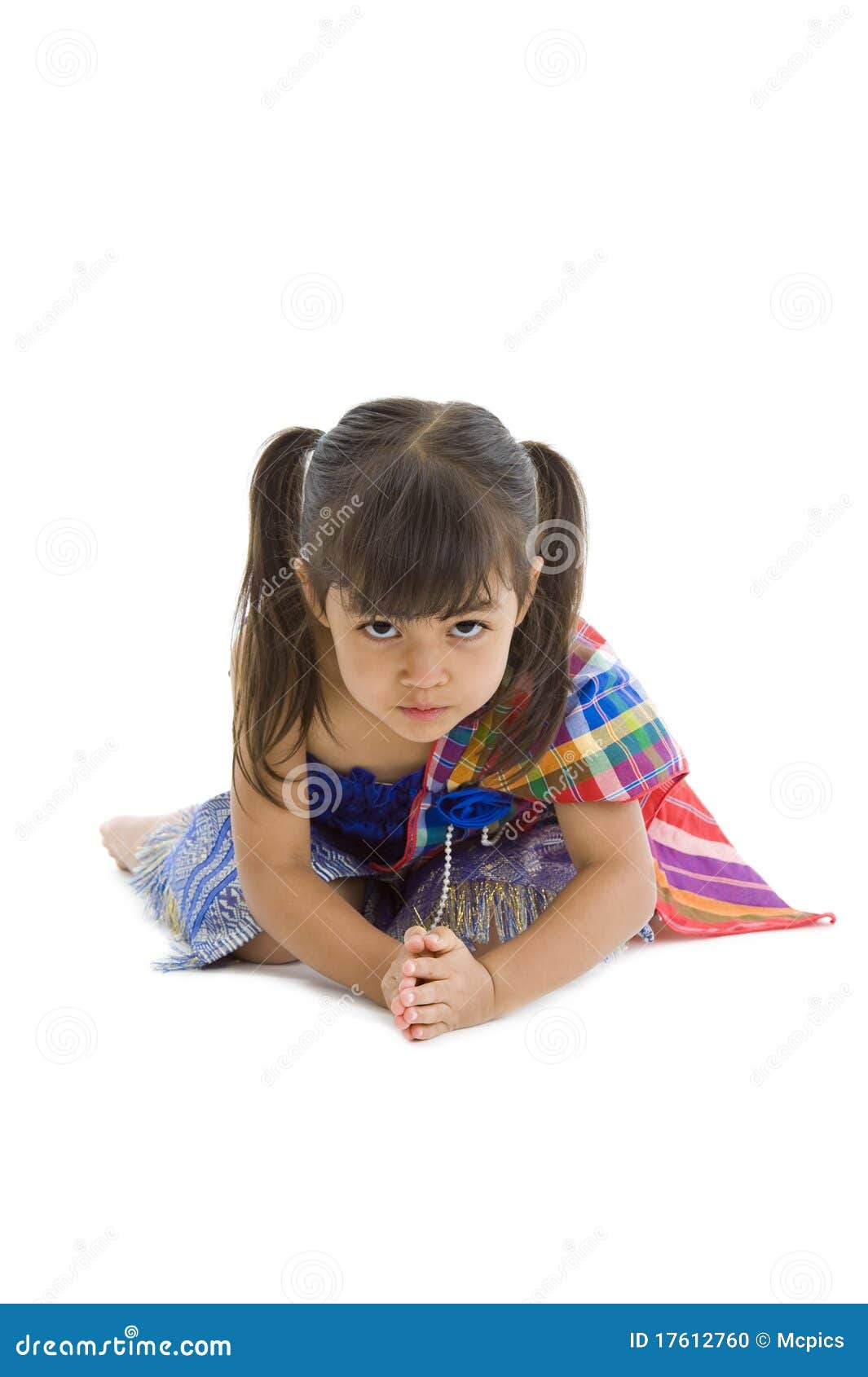 Cute kid with hands stock photo. Image of greet, cheerful - 17612760