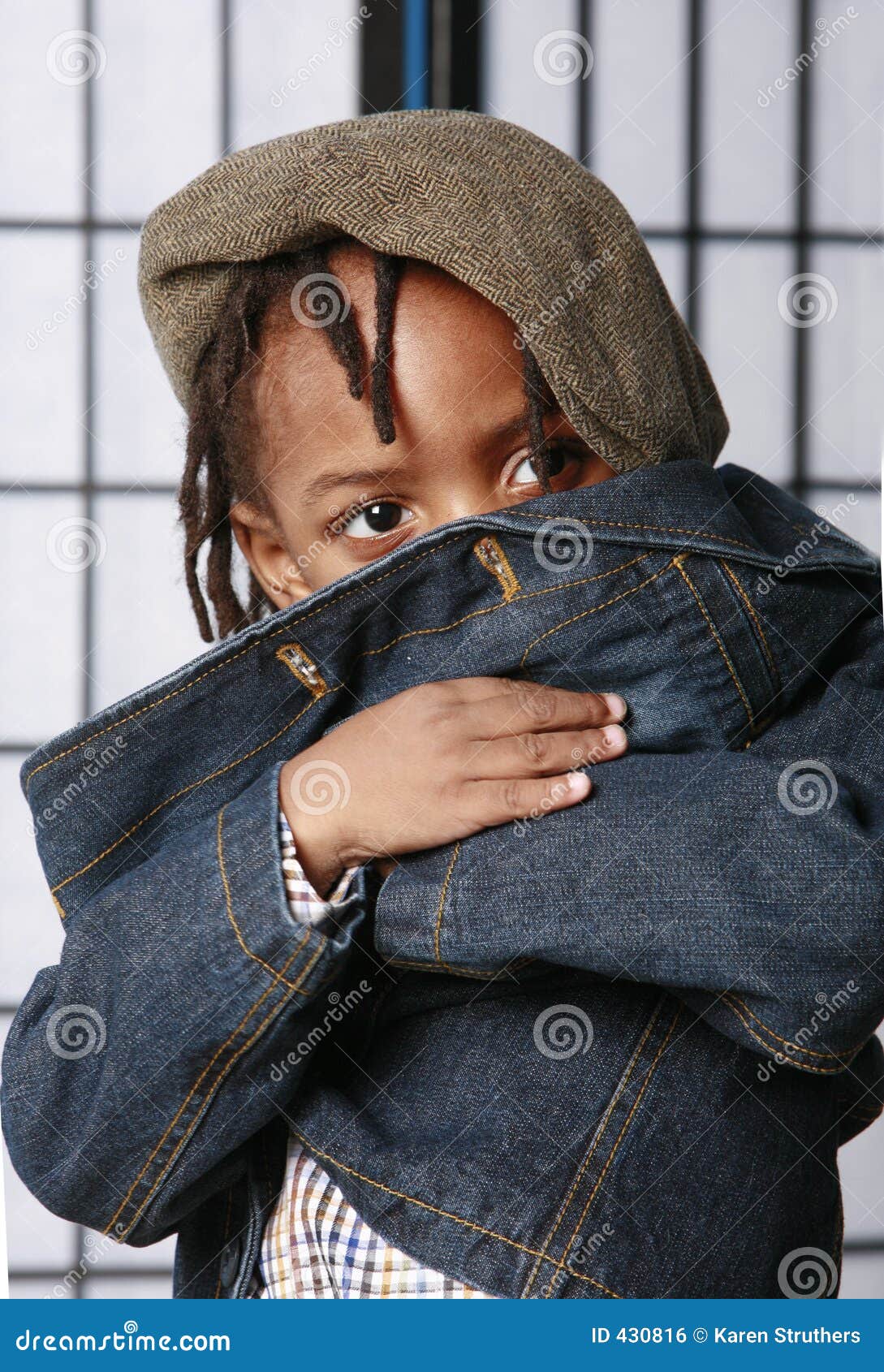 Cute kid hiding stock photo. Image of american, home, boys - 430816