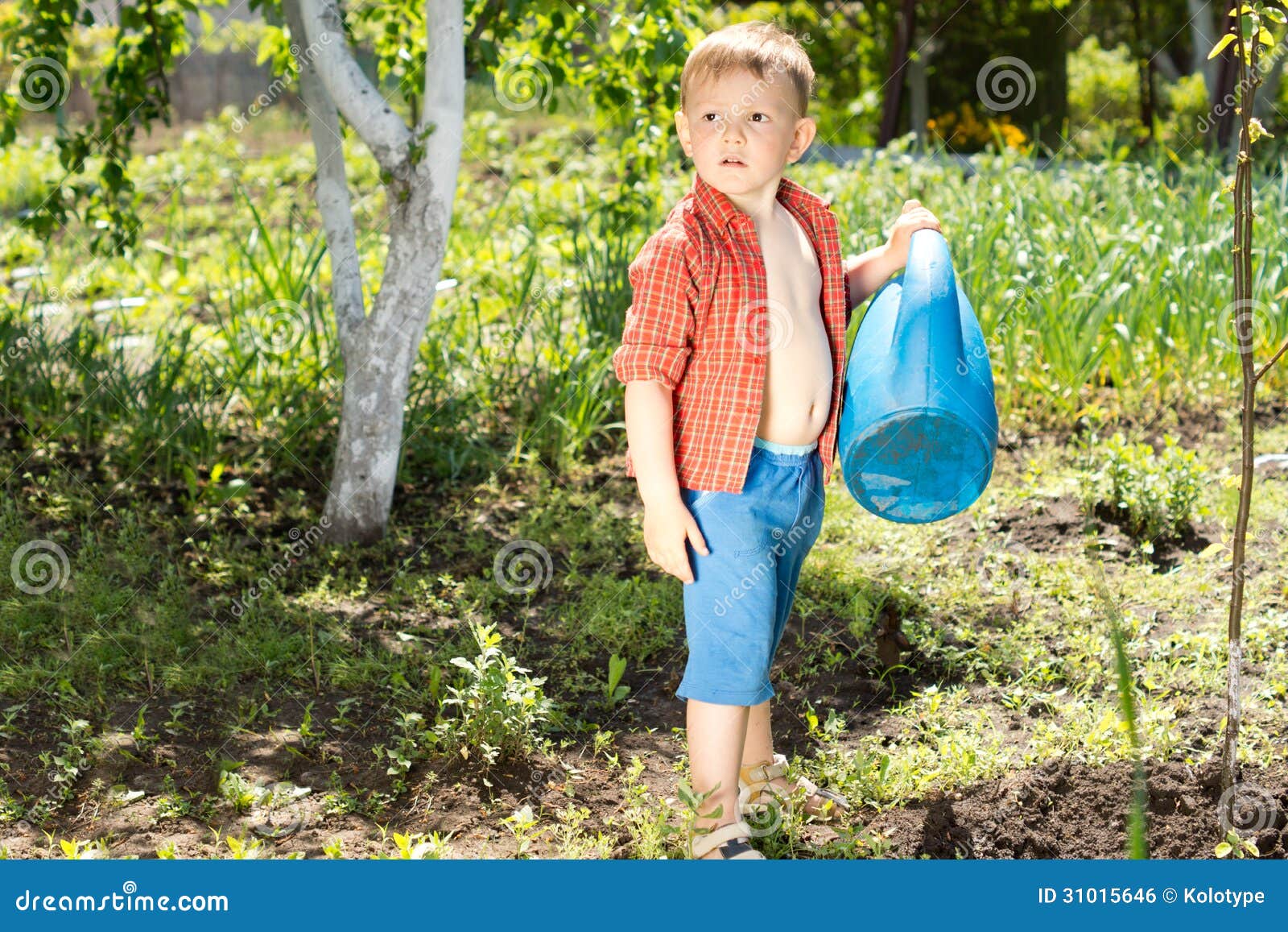 A cute kid looking amused stock photo. Image of enjoyment - 31015646