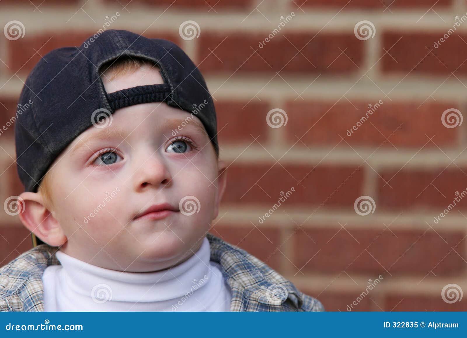 Cute kid looking up stock image. Image of dreaming, caucasian - 322835