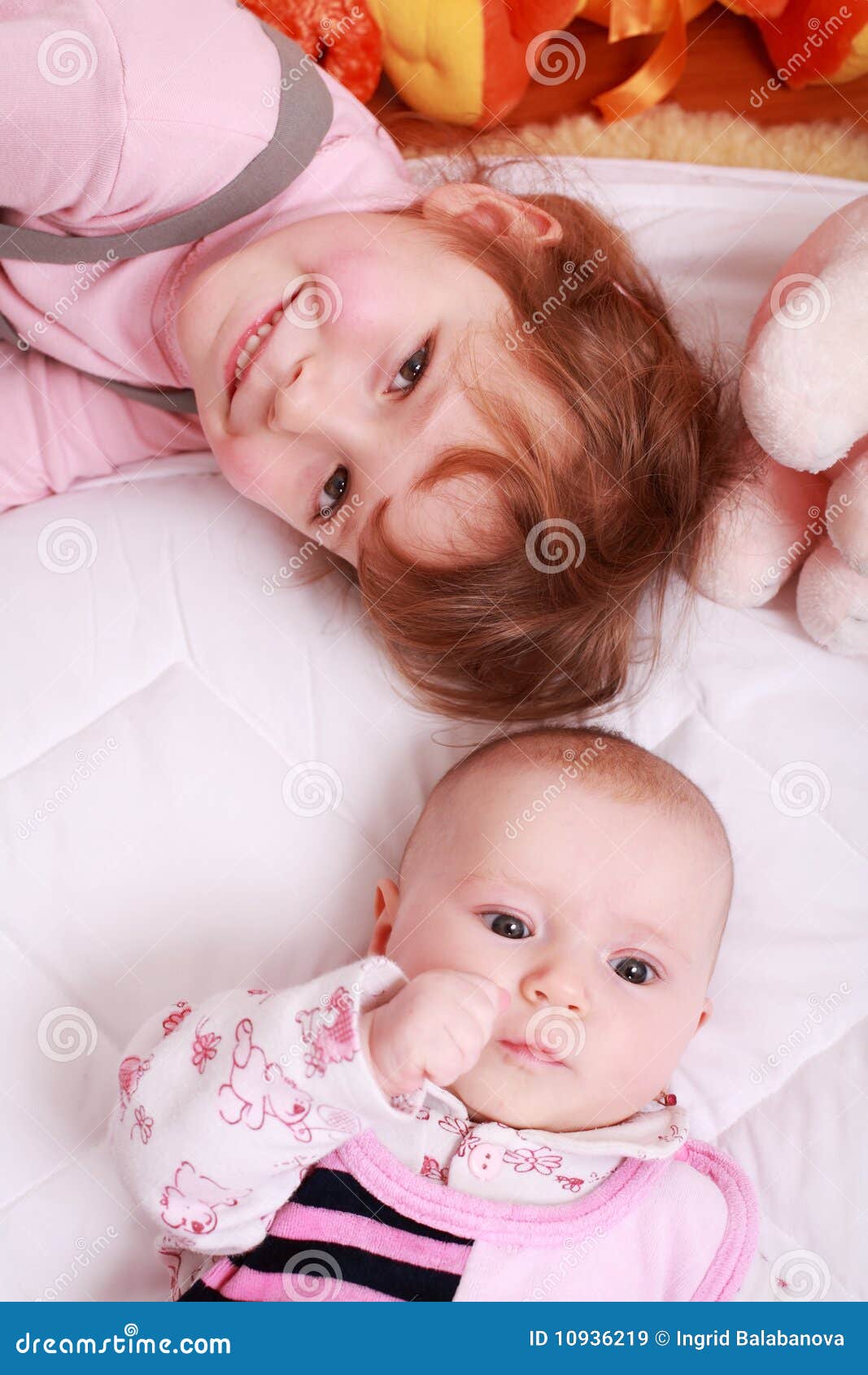 Cute kids with toys stock image. Image of cuddly, child - 10936219