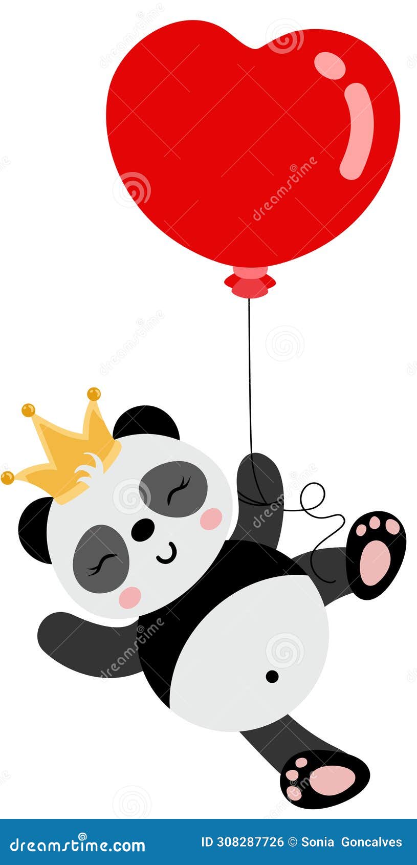 King Panda Logo Design. Stock Photo | CartoonDealer.com #129986022
