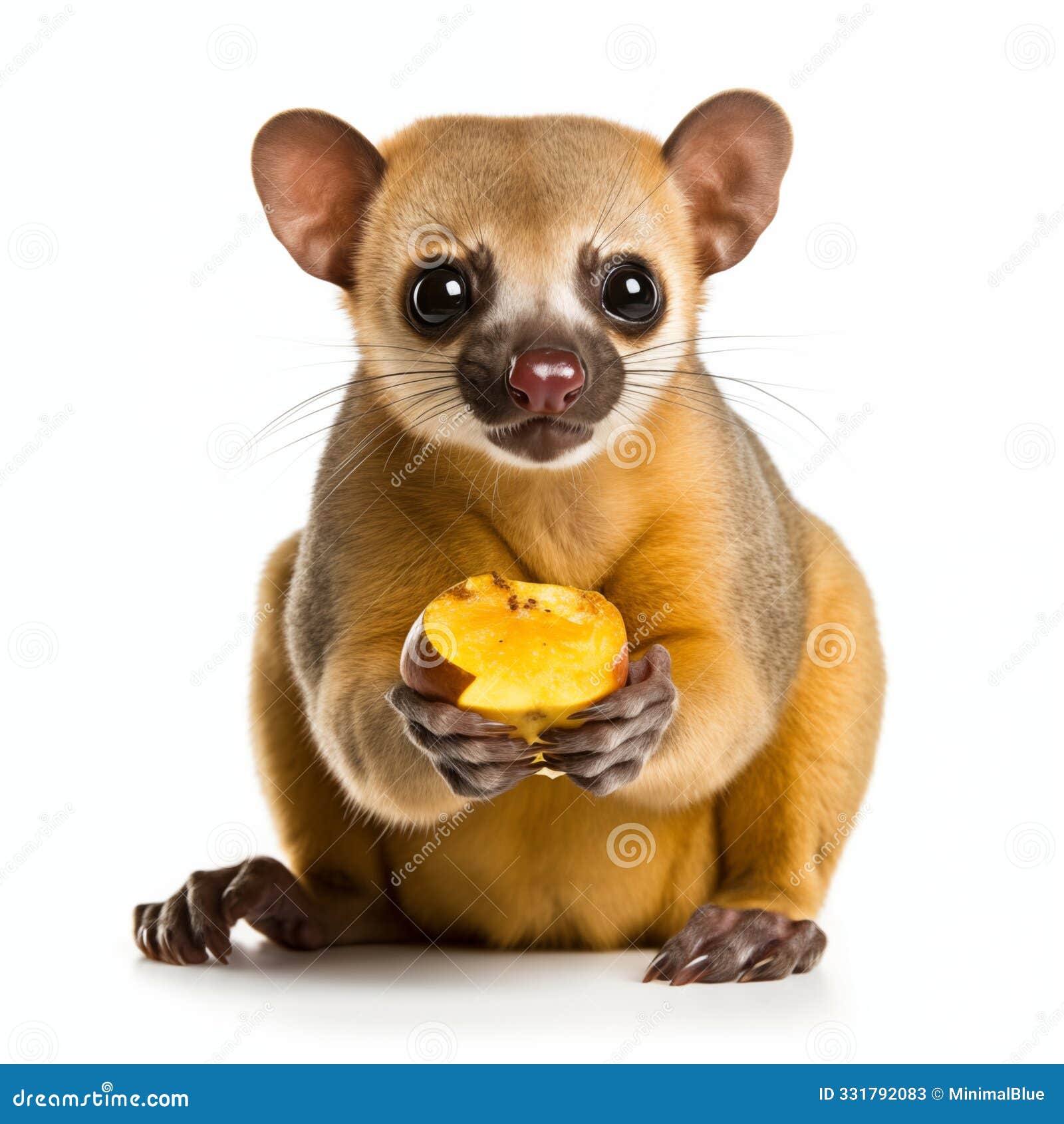 Kinkajou Face Vector Illustration In Cute Cartoon Style Design ...