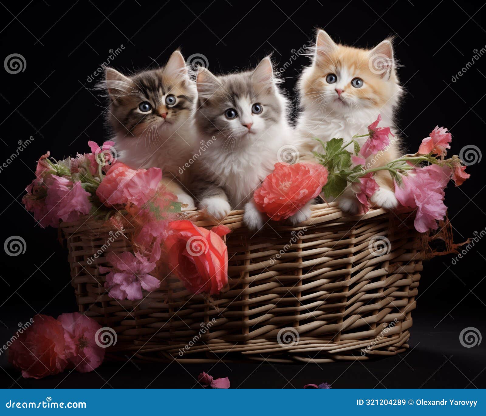 Cute kitten background stock illustration. Illustration of animal ...