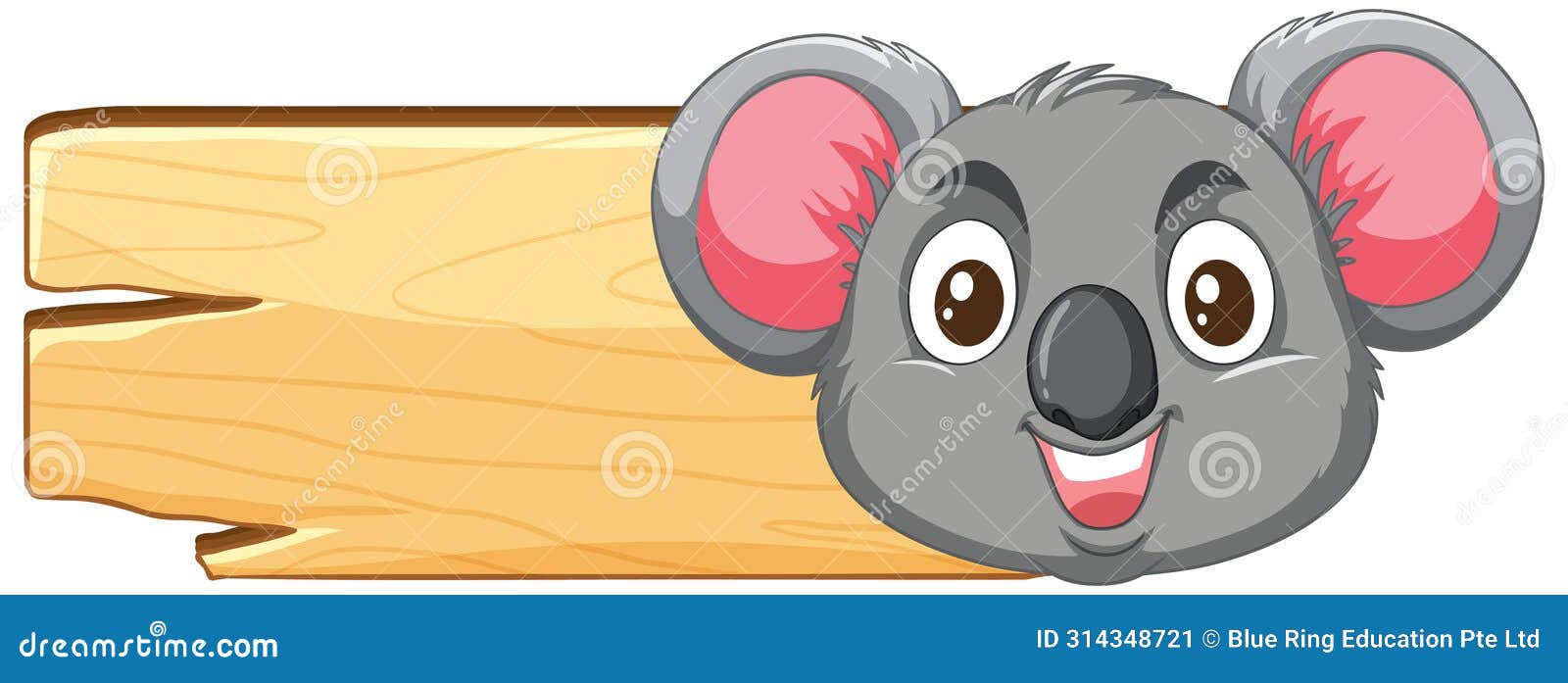 A cute koala face stock vector. Illustration of mammal - 314348721