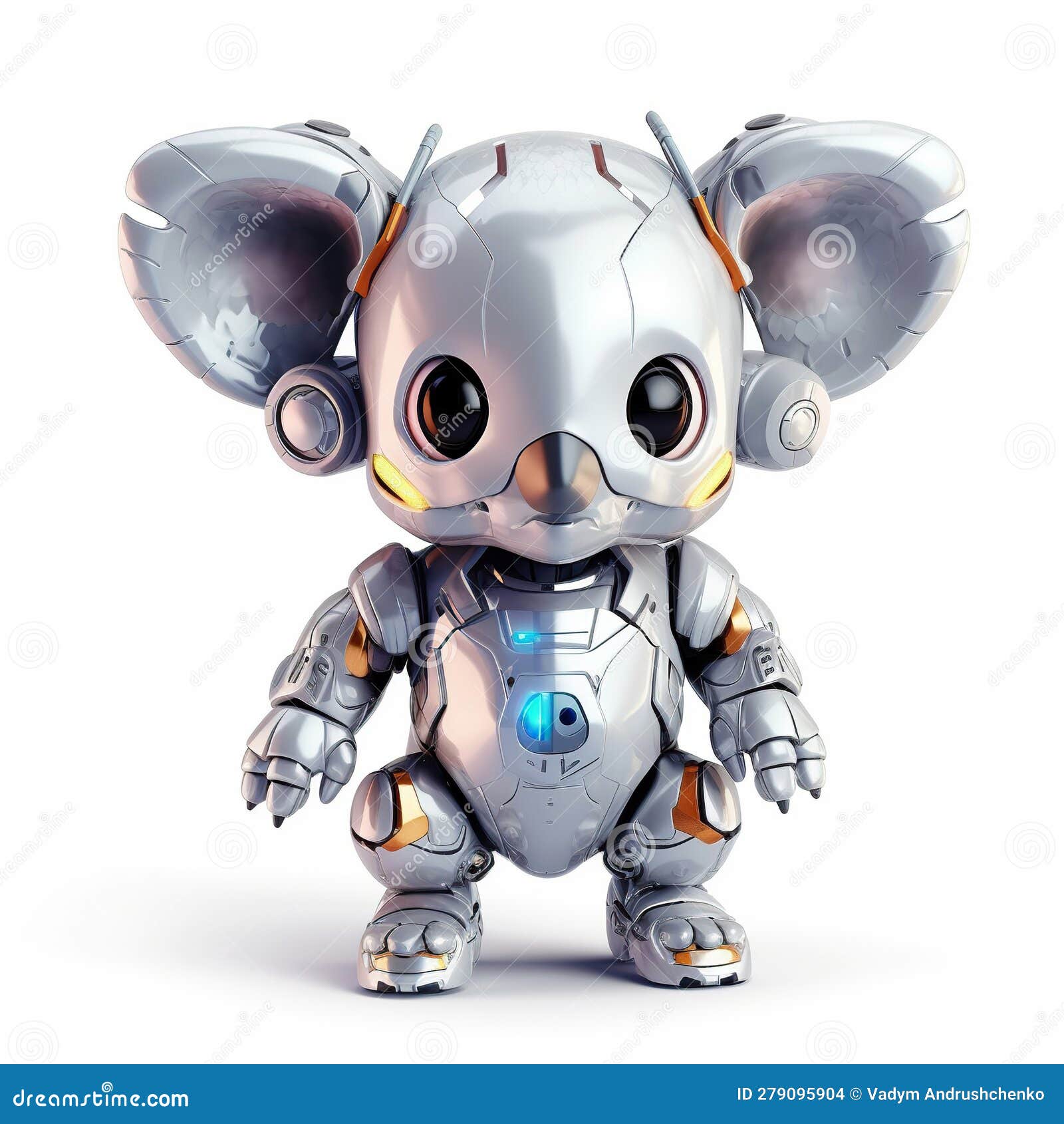 Koala Cyborg Animal Detailed Infographic, Full Details Anatomy Poster ...