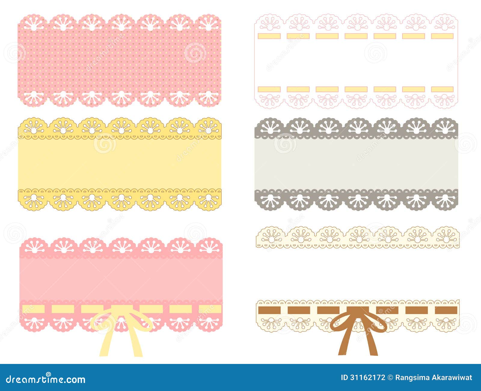 Cute Lace Pattern stock illustration. Illustration of decorative - 31162172