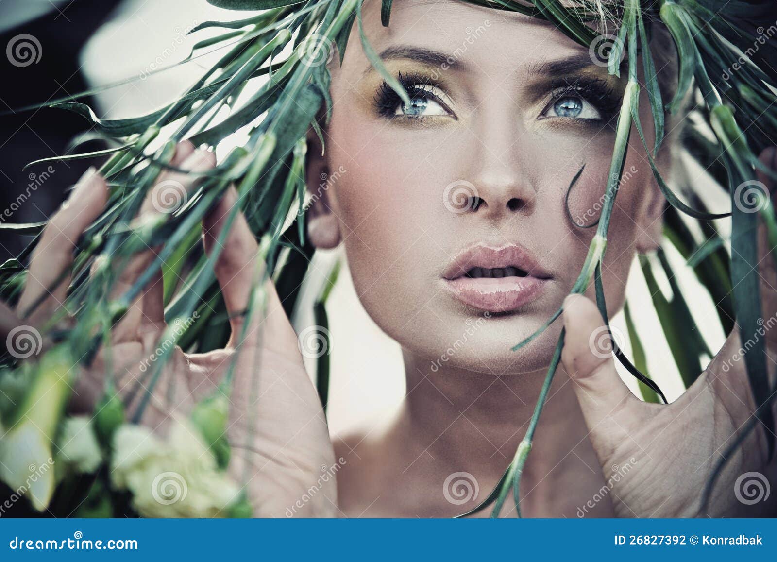 Cute lady stock photo. Image of bunch, beautiful, glamour - 26827392