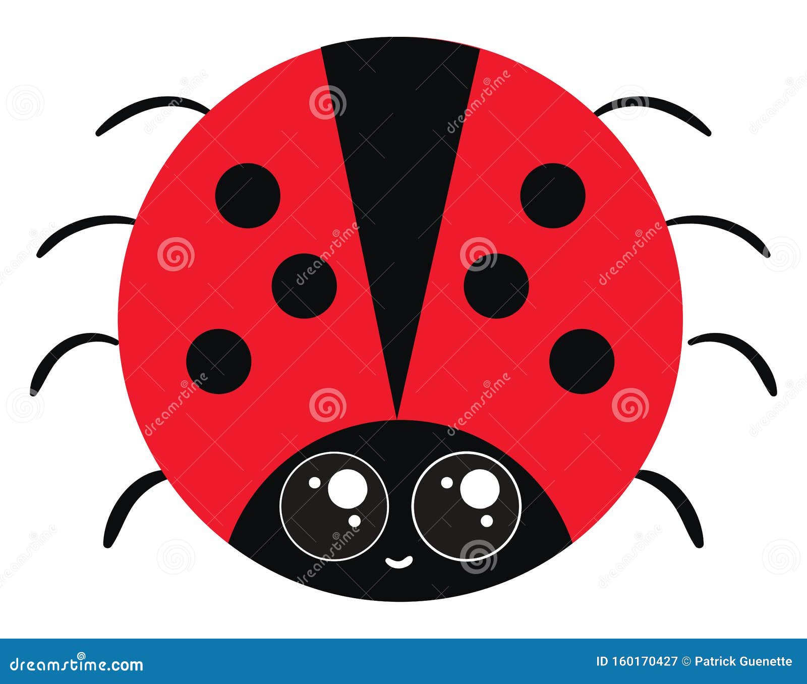 Cute Ladybug, Illustration, Vector Stock Vector - Illustration of ...