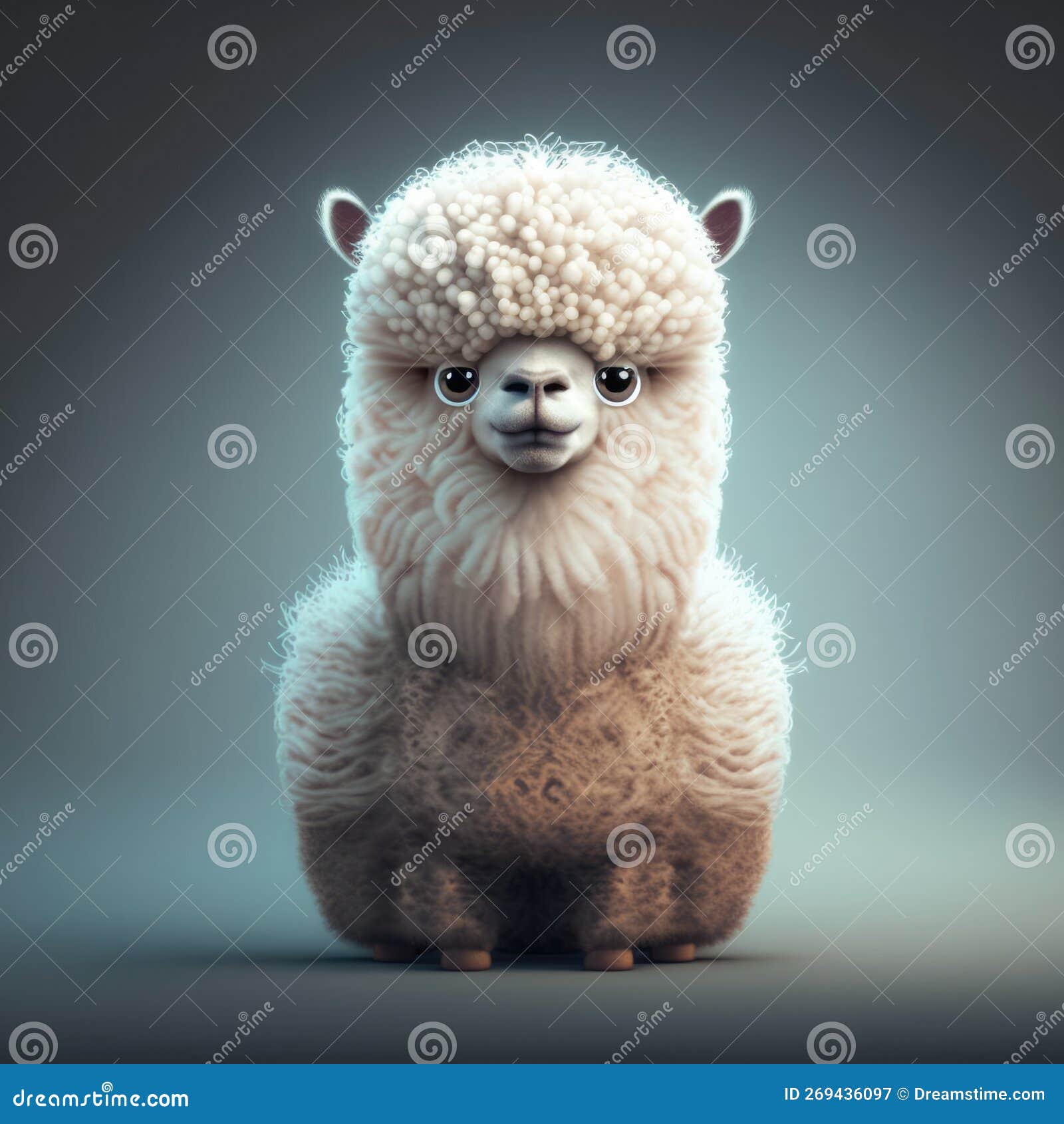 Cute lama character stock illustration. Illustration of adorable ...