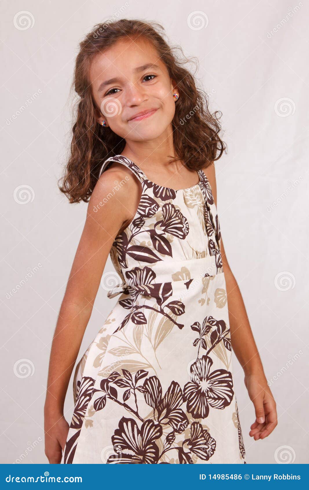 Cute Latina Girl stock photo. Image of little, beauty - 14985486