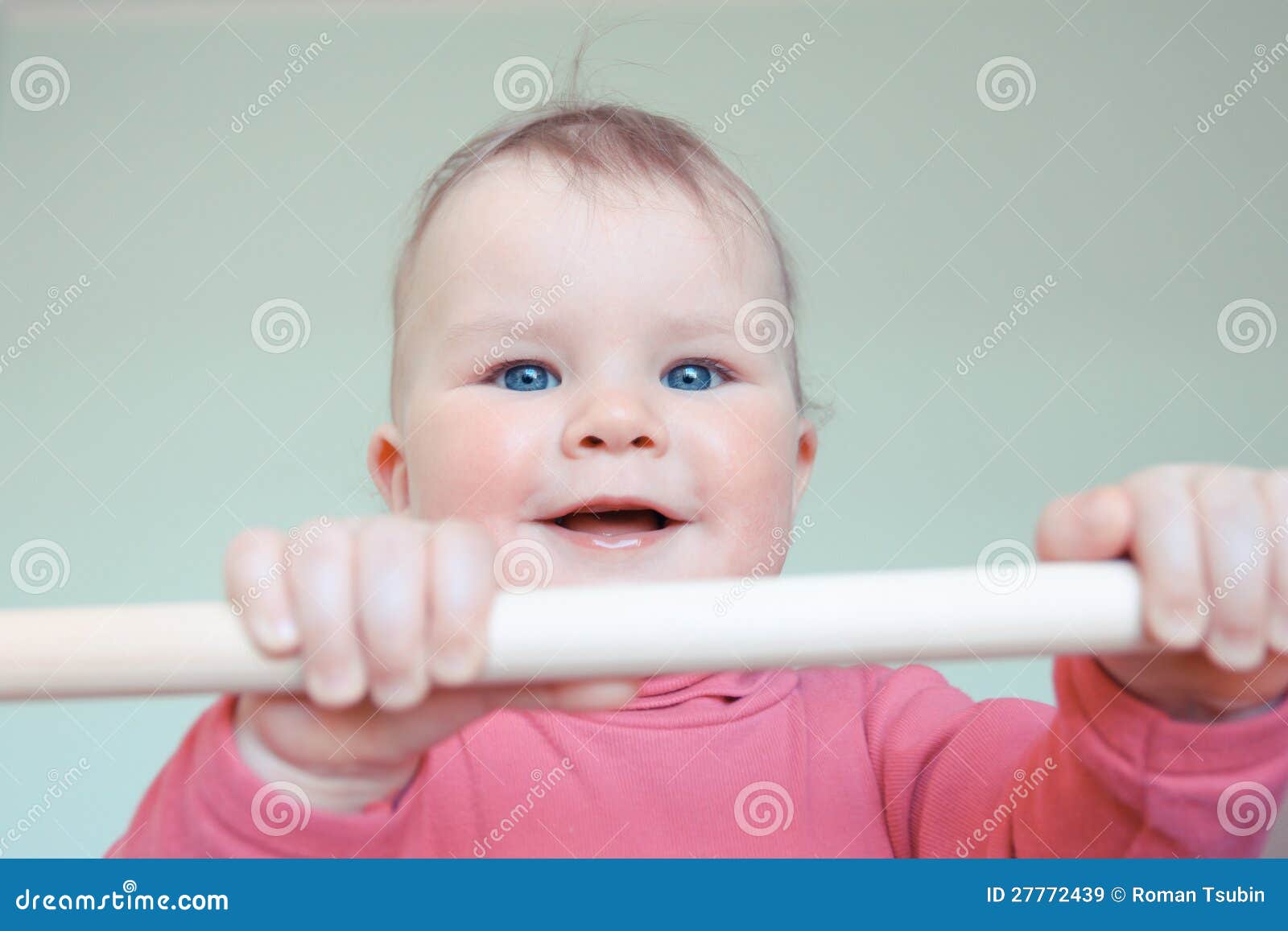 Cute laughing smiling baby stock image. Image of little - 27772439
