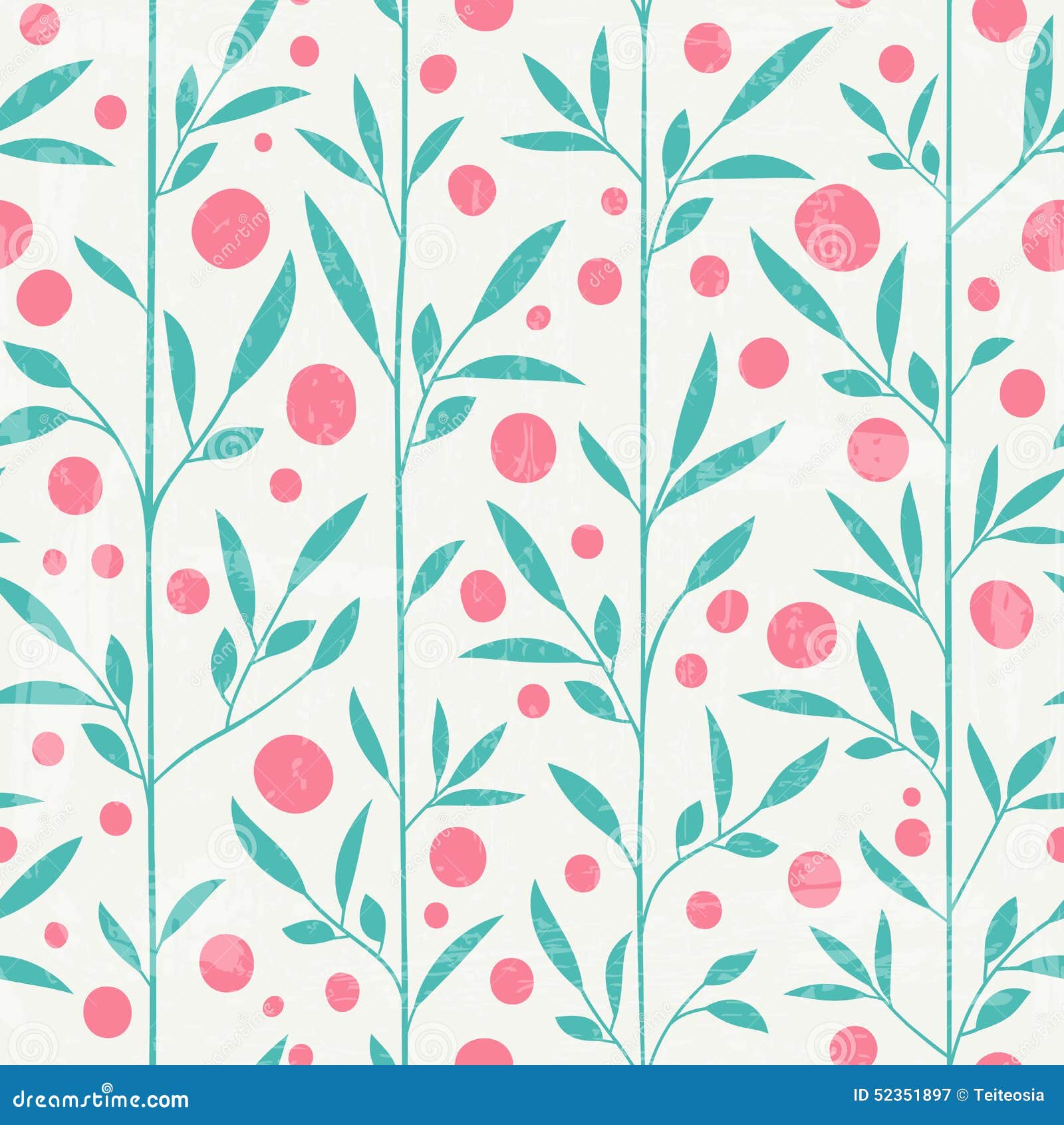 Cute leaf pattern stock vector. Illustration of dirty - 52351897