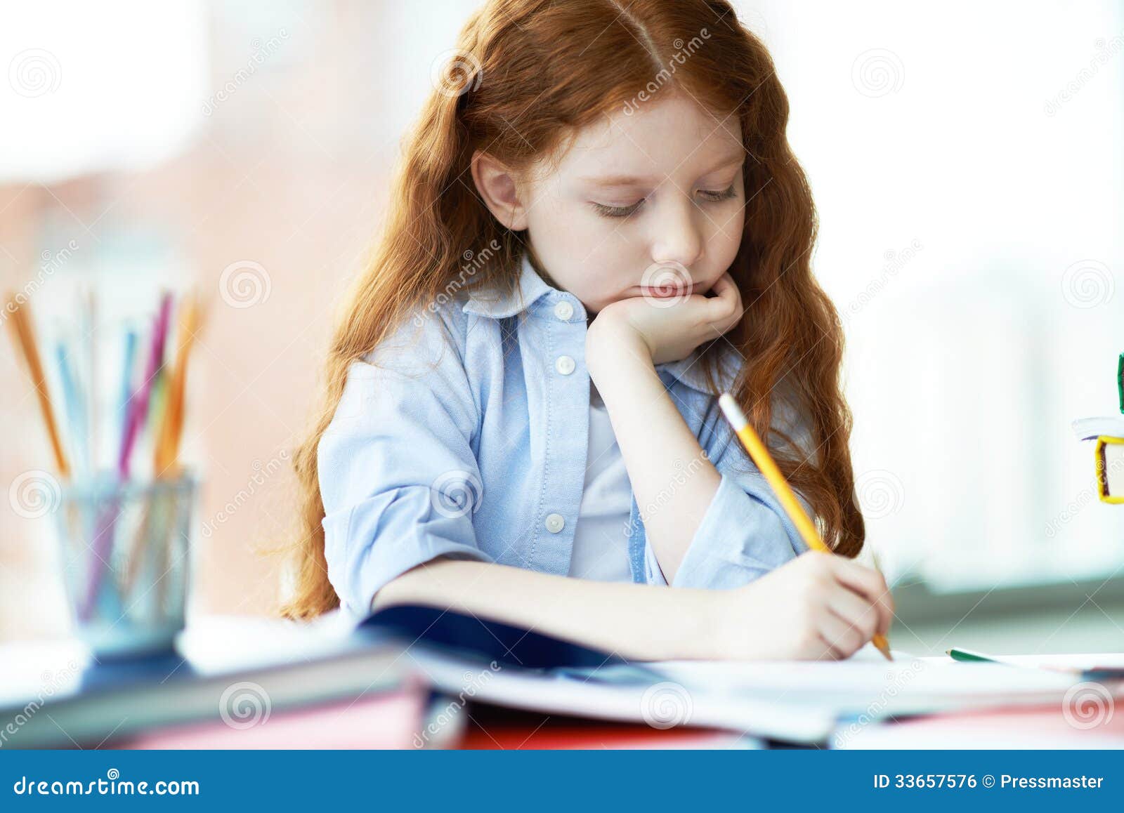 Cute learner stock photo. Image of education, elementary - 33657576