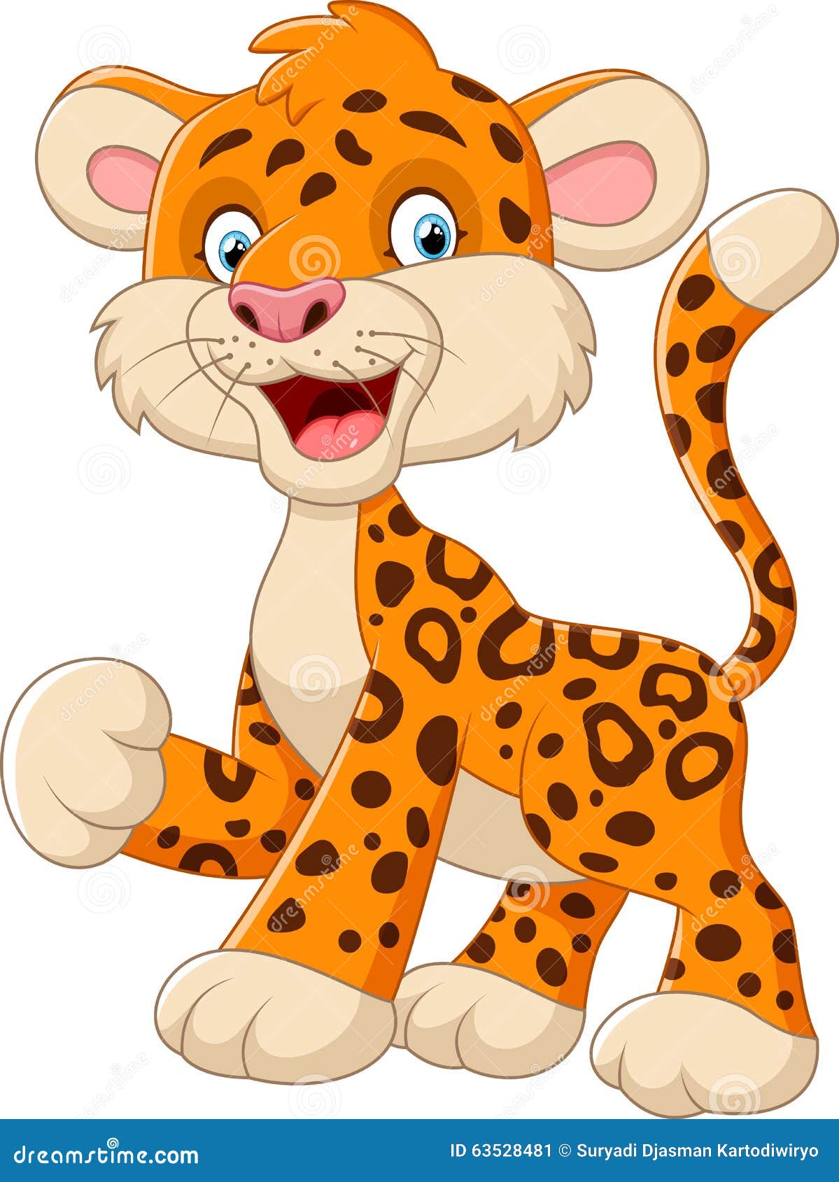 Cute Leopard Cartoon | CartoonDealer.com #45670023