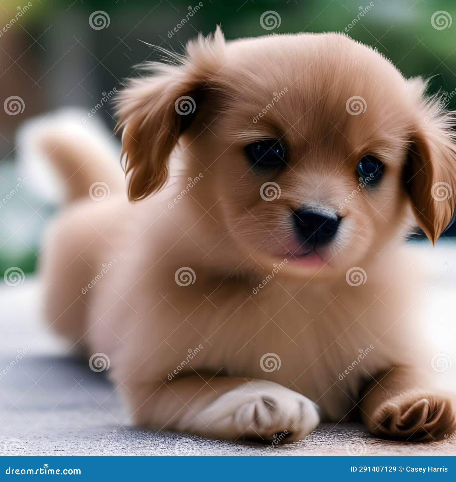 Puppy laying down stock illustration. Illustration of cute - 291407129