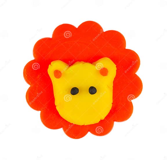 Cute lion modelling clay stock image. Image of horizontal - 40547073