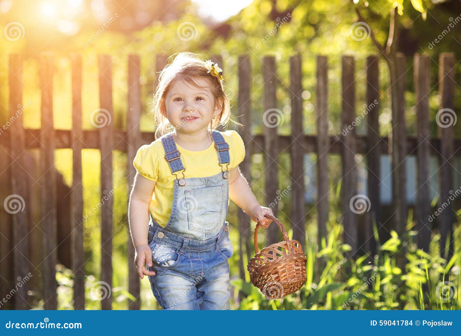 Cute litte girl stock photo. Image of summer, child, little - 59041784