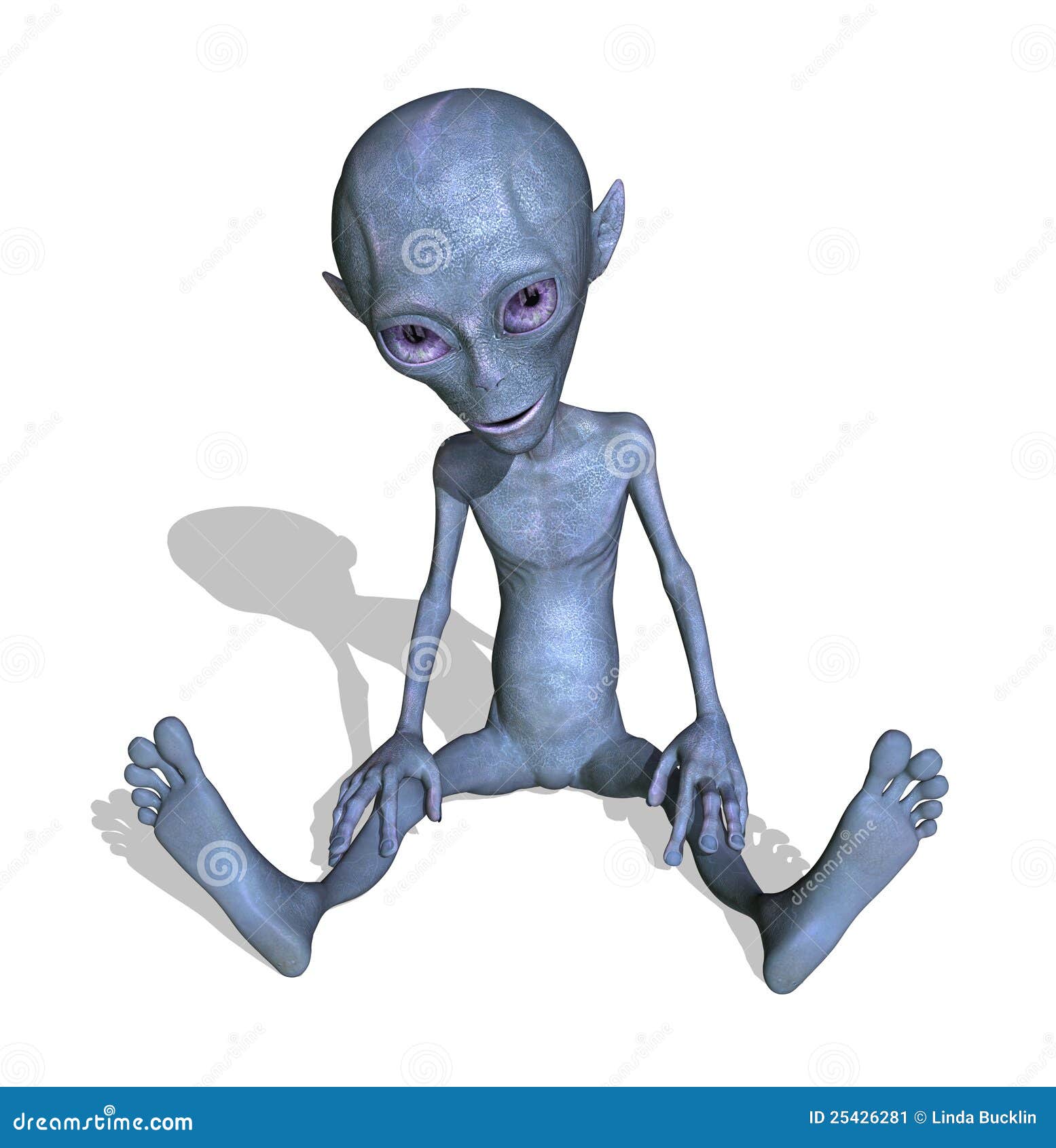 Cute Little Alien stock illustration. Illustration of extra - 25426281