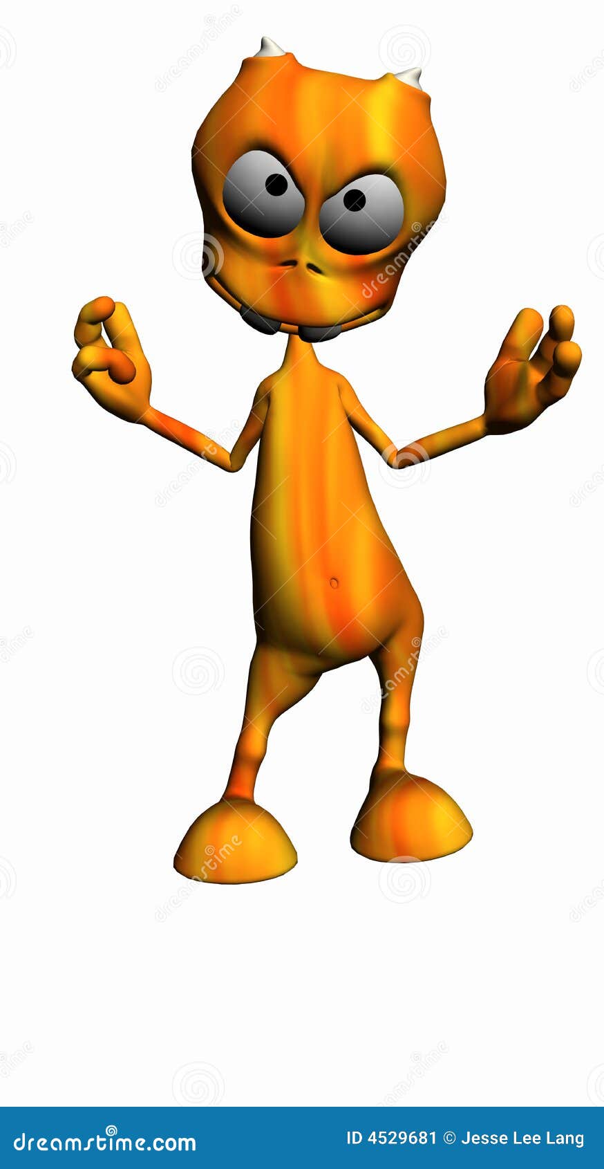 Cute Little Alien Stock Image - Image: 4529681