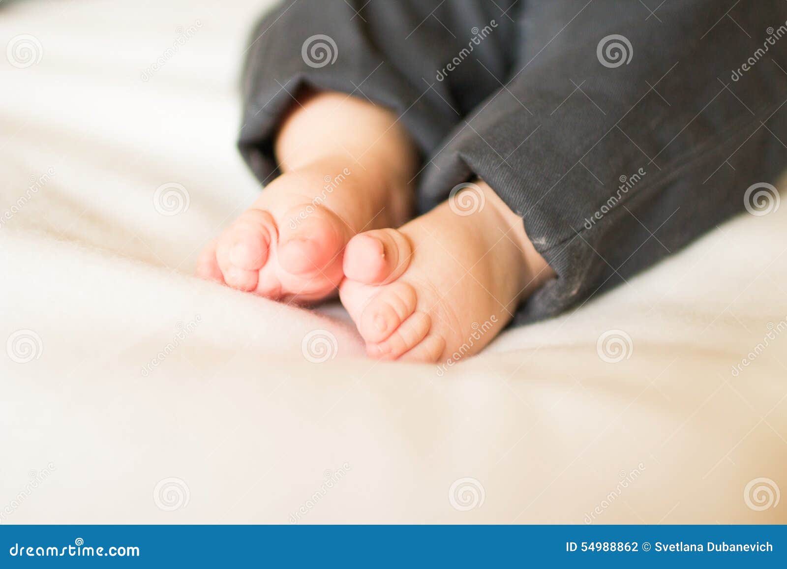Cute little baby feet stock photo. Image of small, child - 54988862