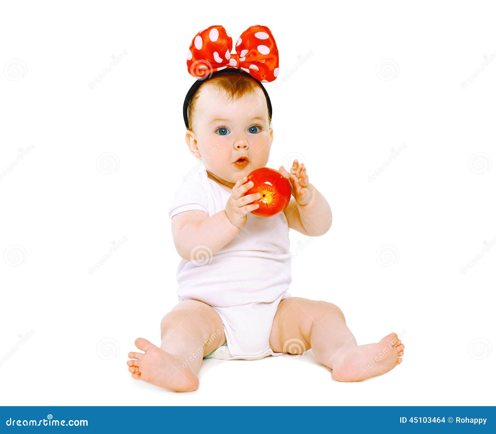 Cute Little Baby Having Fun Stock Photo - Image of fashion, infant ...