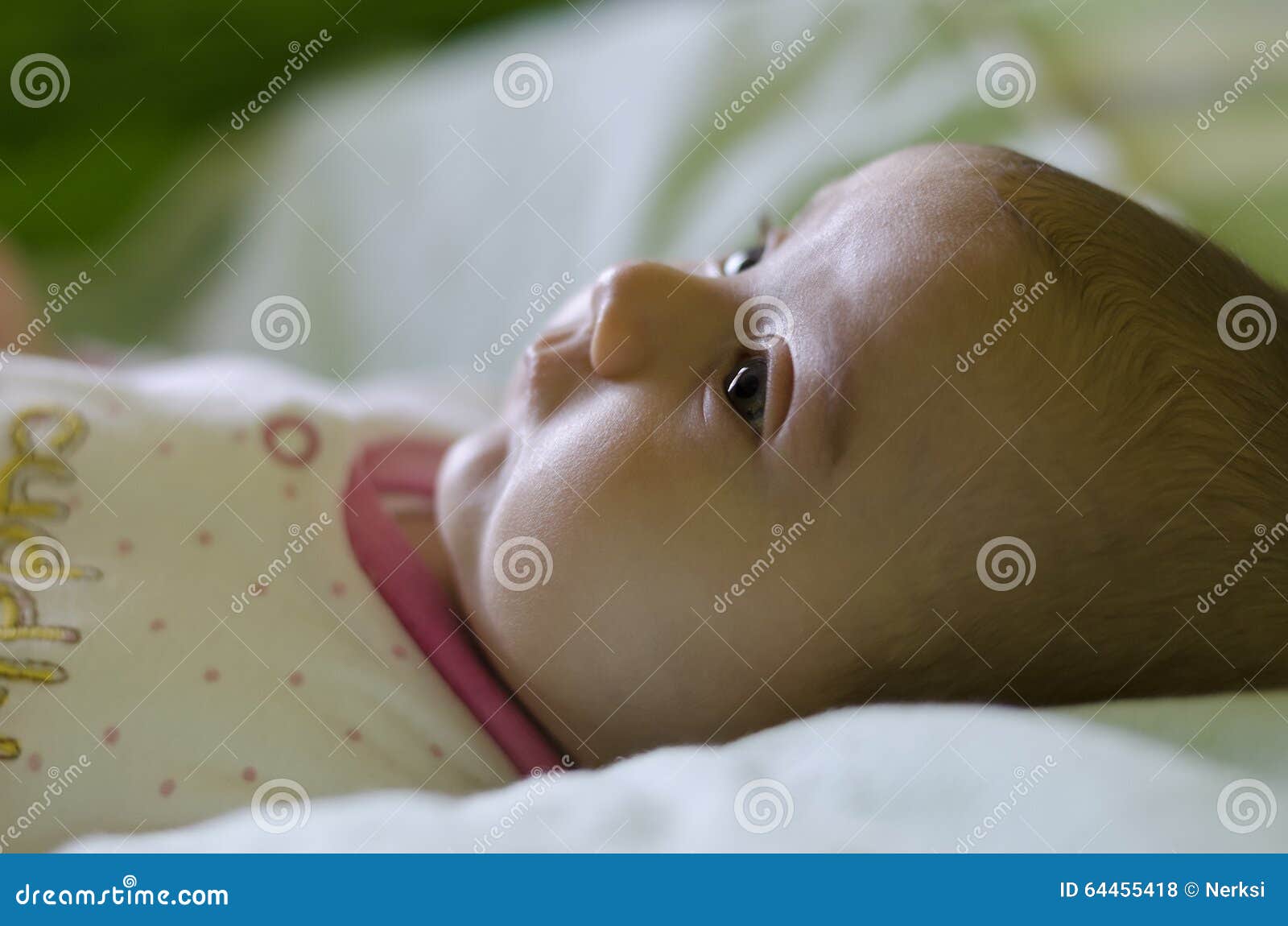 A cute little baby stock photo. Image of beautiful, eyes - 64455418